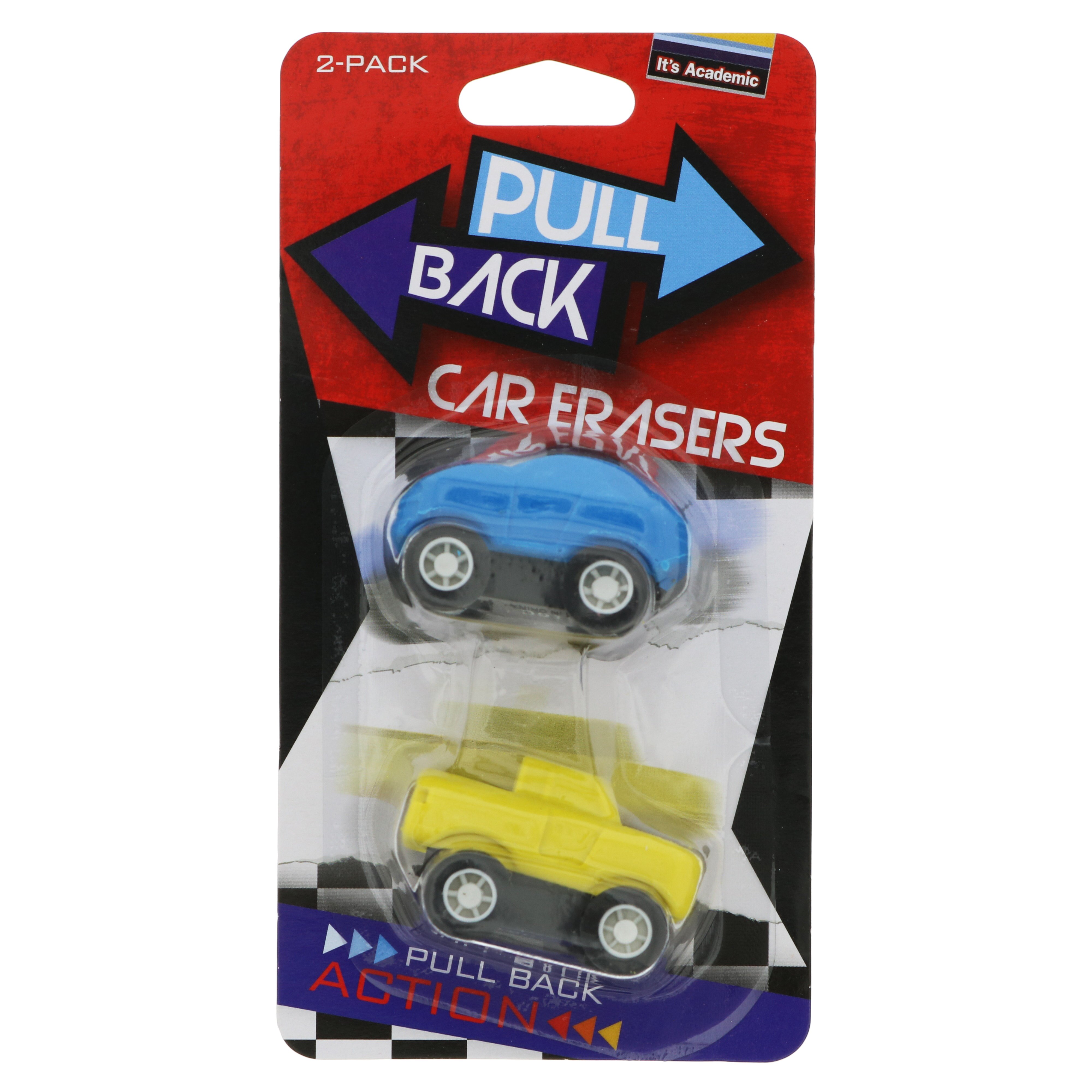 Its Academic Pull Back Car Erasers - Shop Erasers & ink correction at H-E-B