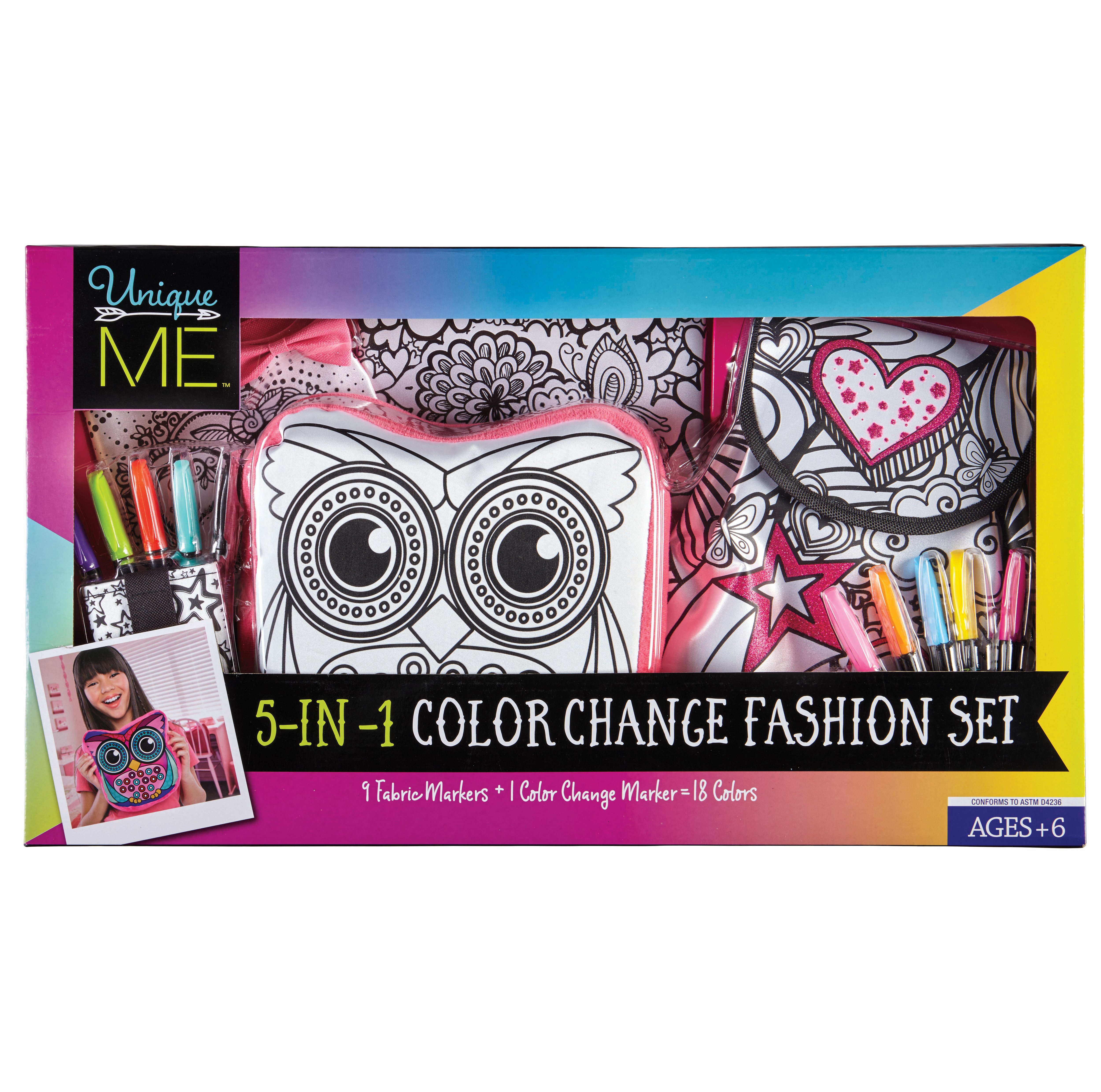Unique Me 5 In 1 Color Change Fashion Set - Shop Playsets at H-E-B