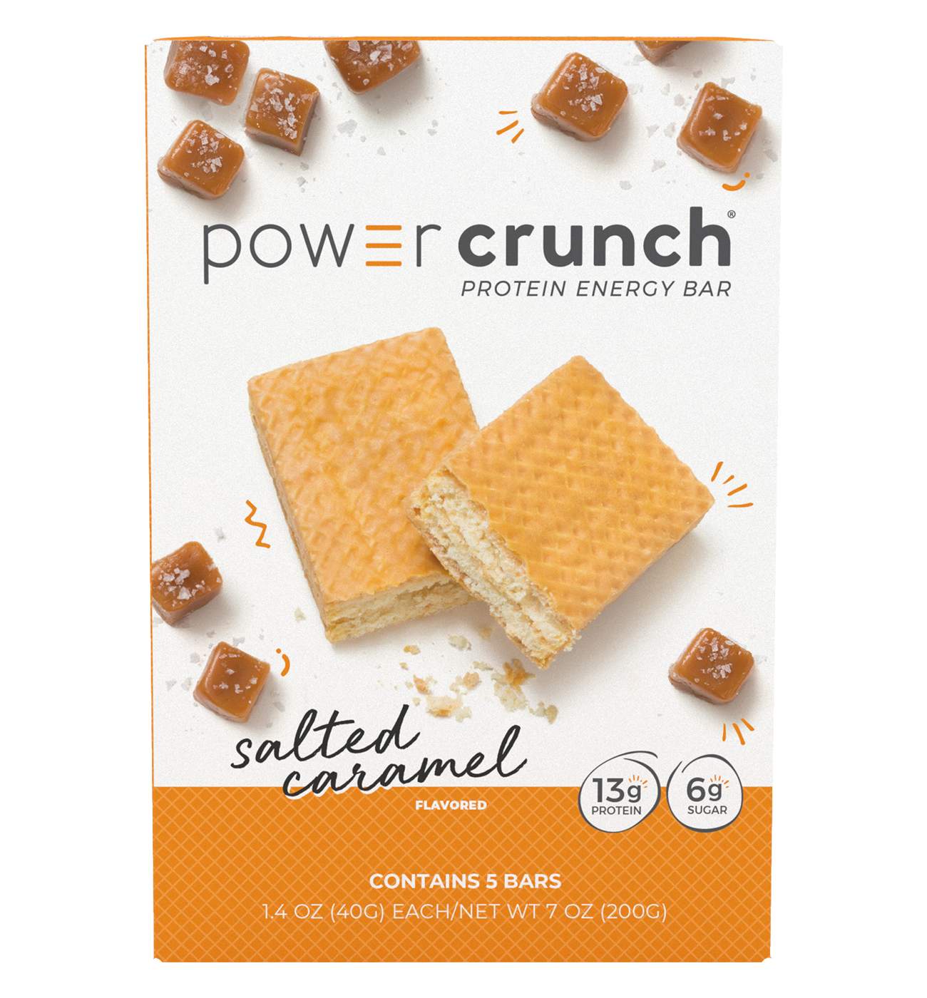 Power Crunch 13g Protein Energy Bars - Salted Caramel - Shop Granola ...