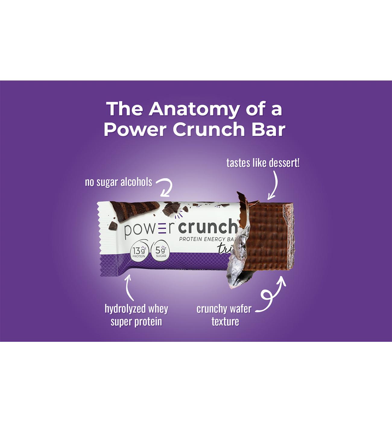 Power Crunch 13g Protein Energy Bars - Triple Chocolate - Shop Granola ...