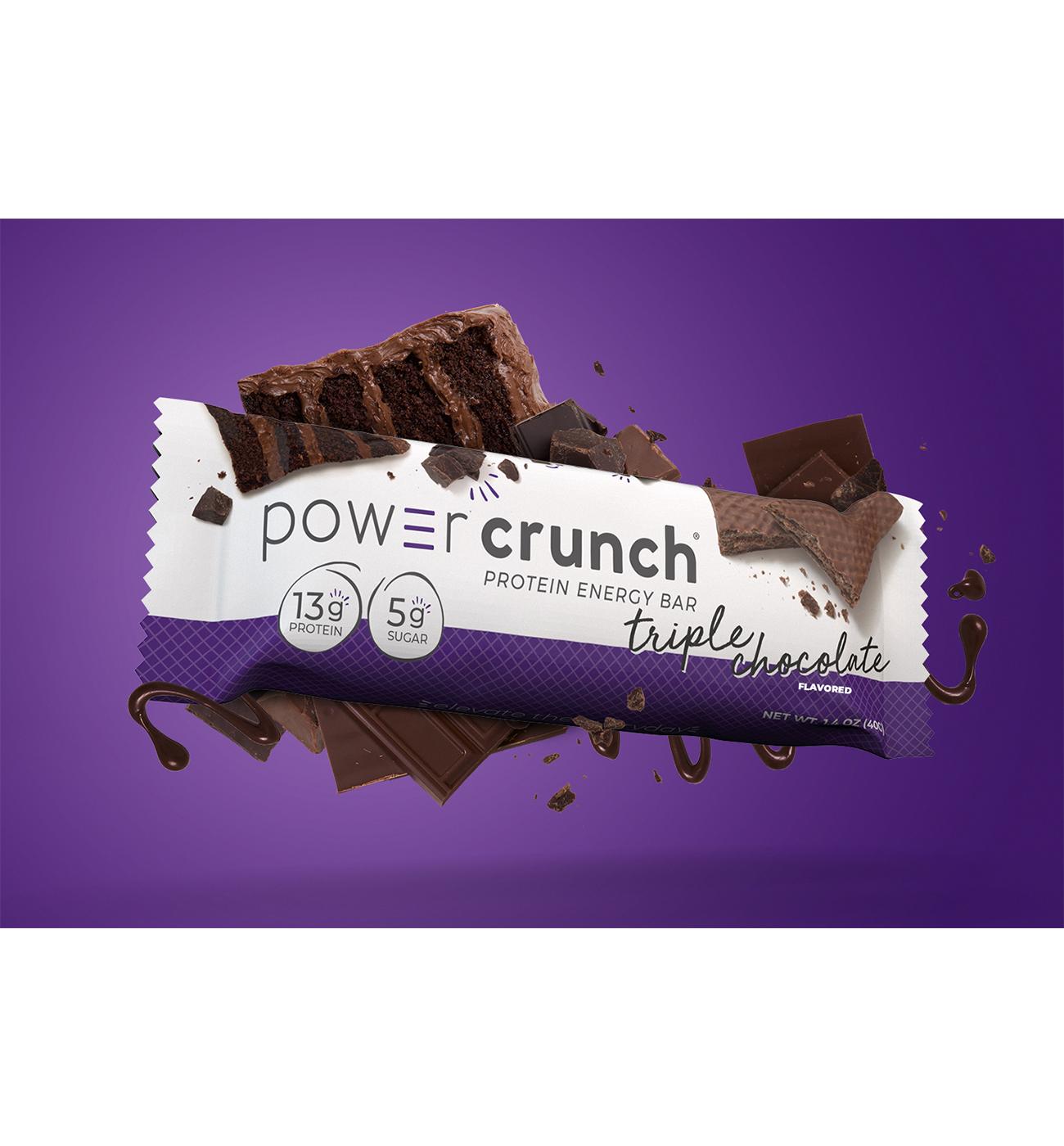 Power Crunch 13g Protein Energy Bars - Triple Chocolate - Shop Granola ...