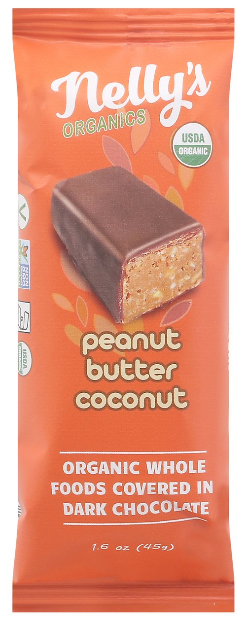 Nelly's Organics Peanut Butter & Coconut Bar - Shop Granola & snack ...