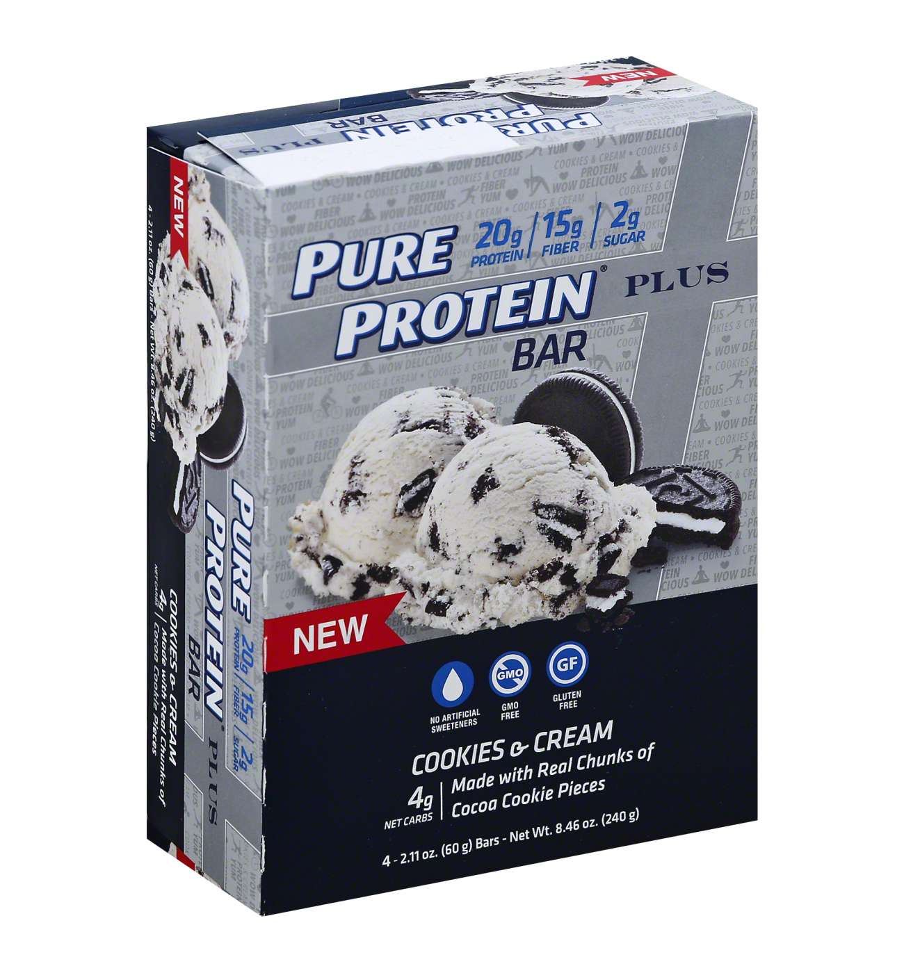 Pure Protein Bar Cookies & Cream - Shop Granola & snack bars at H-E-B