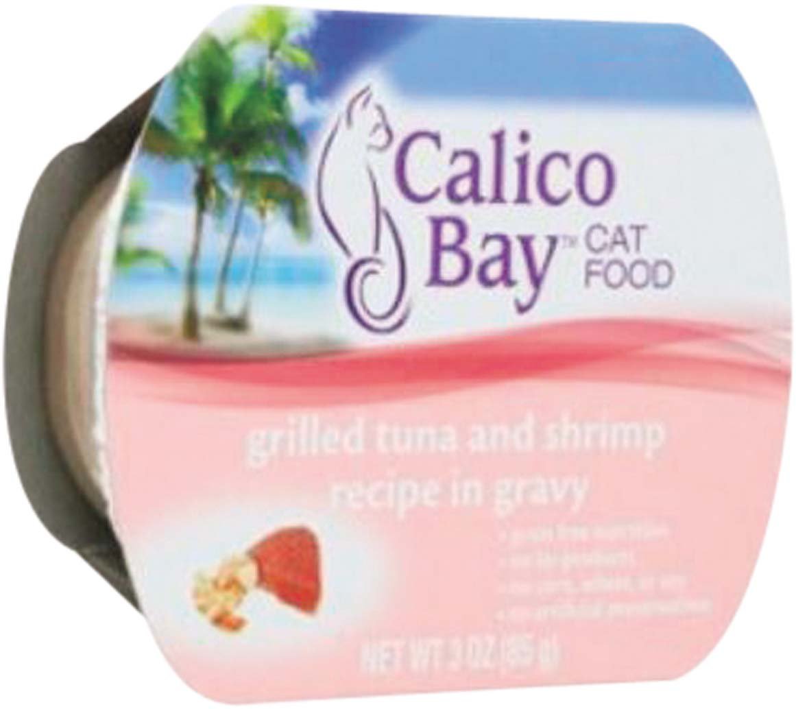 Calico Bay Grilled Tuna & Shrimp Recipe In Gravy Cat Food - Shop Food ...