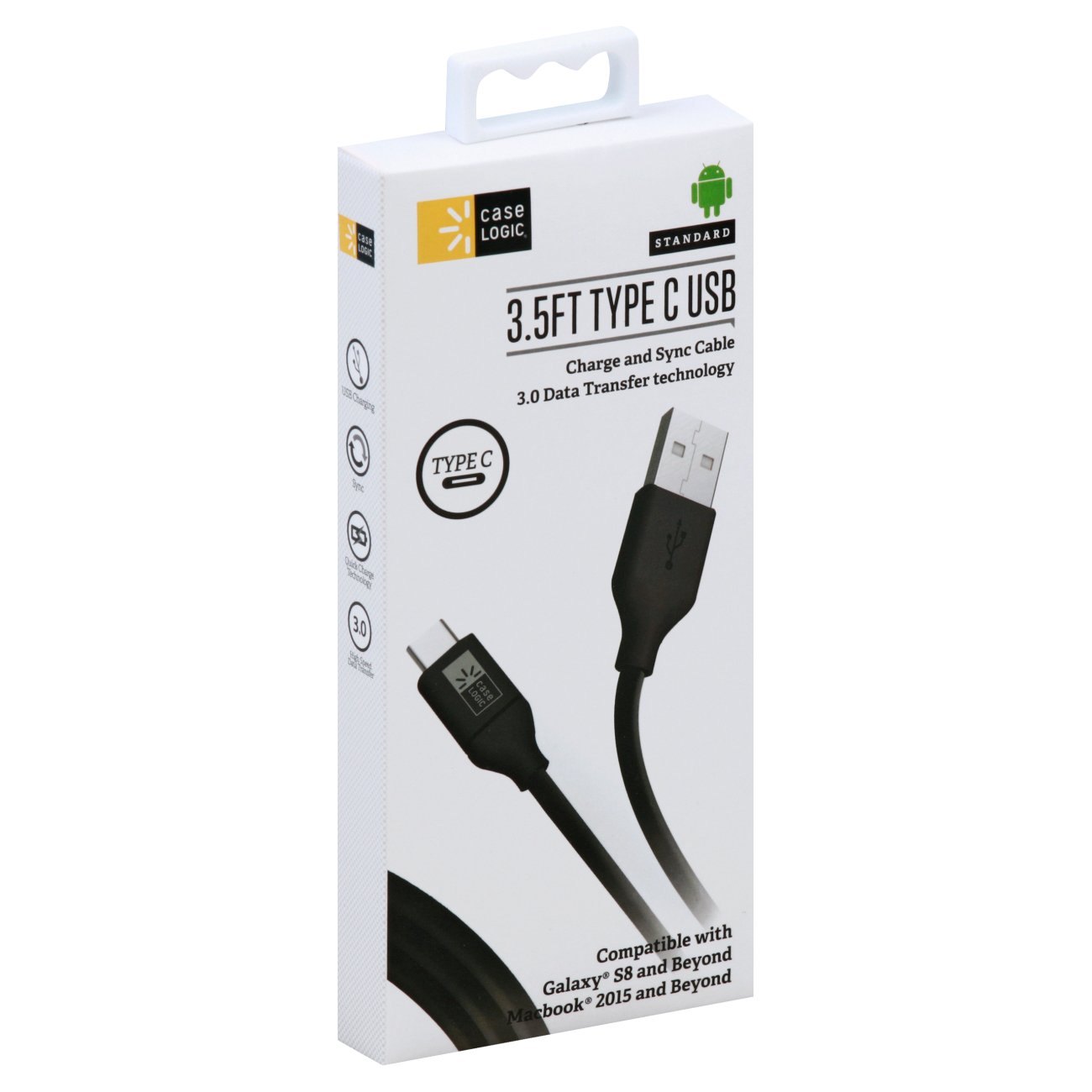 Case Logic USB C-type 3.0 Speed Cable - Shop Phone chargers at H-E-B