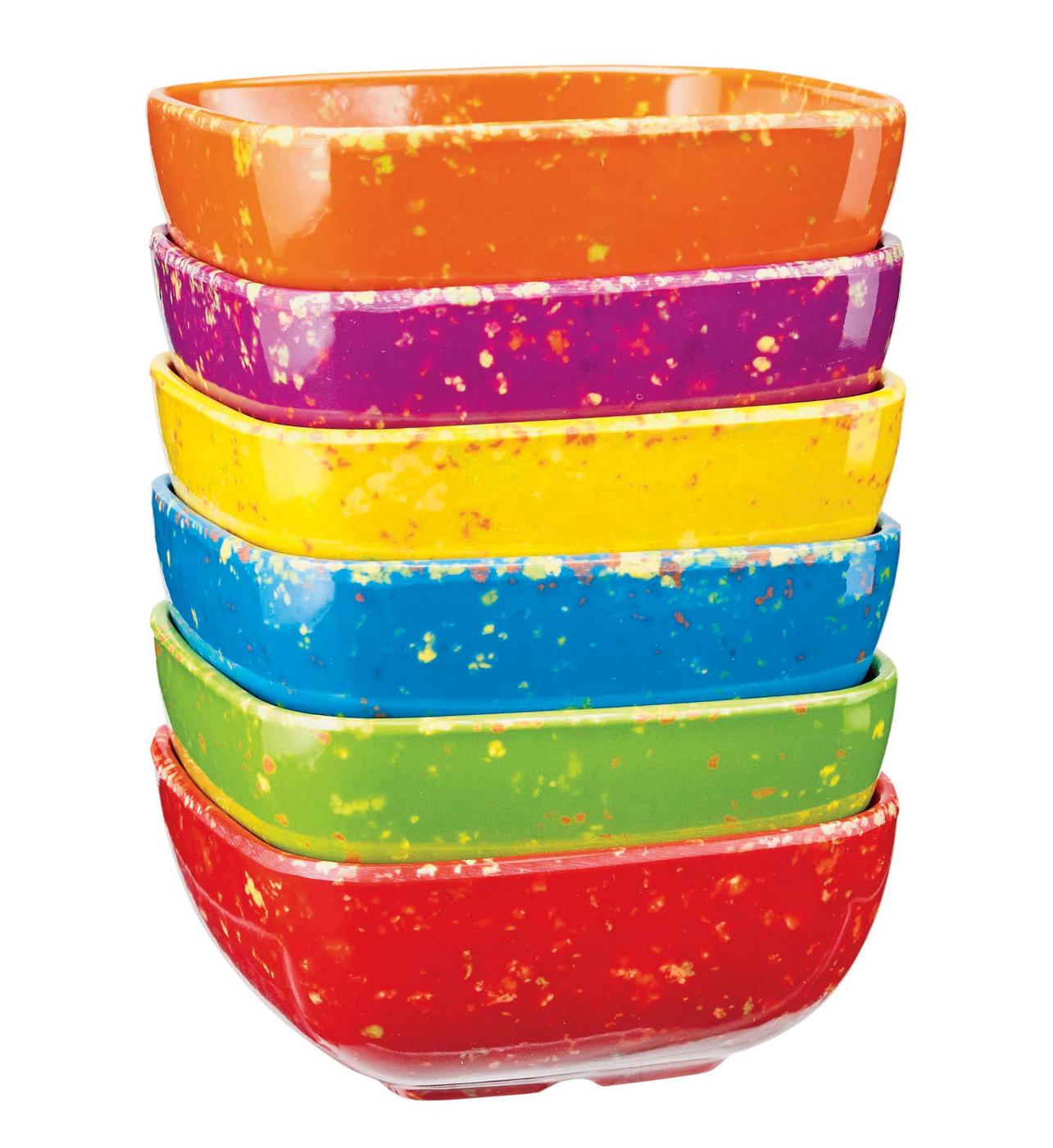 Cocinaware Color Confetti Square Bowl Set - Shop Bowls at H-E-B