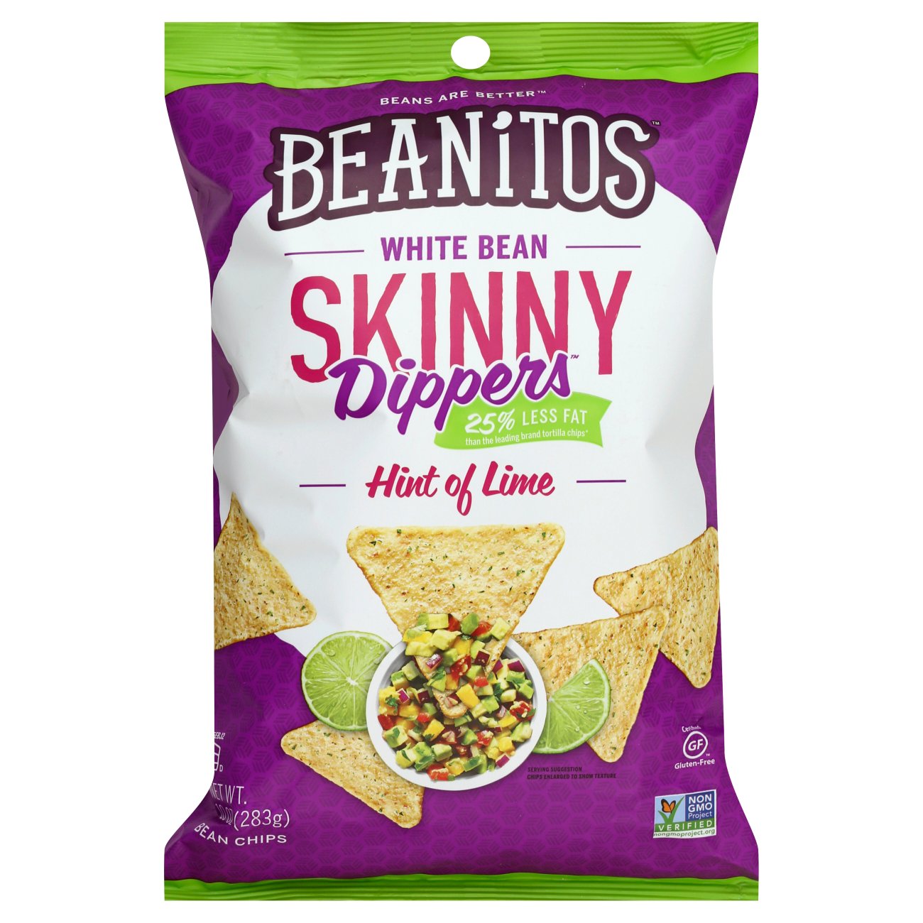 Beanitos Skinny Dippers Hint Of Lime White Bean Chips - Shop Snacks ...