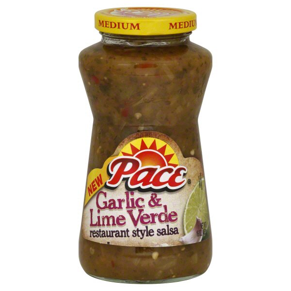 Pace Garlic & Lime Verde Medium Salsa - Shop Salsa & dip at H-E-B