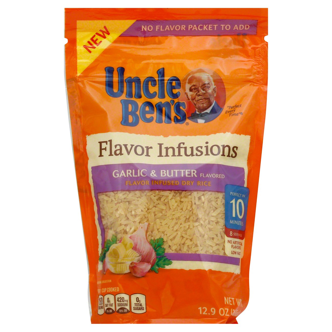 Uncle Ben's Flavor Infusions Garlic & Butter Rice - Shop Rice & grains ...