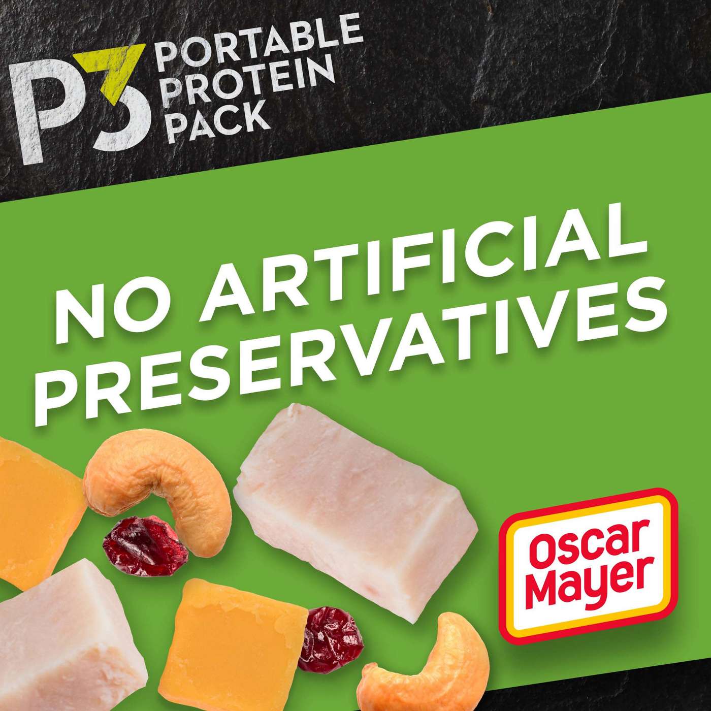 P3 Portable Protein Pack Protein Plates Snack Tray - Turkey, Cashews ...
