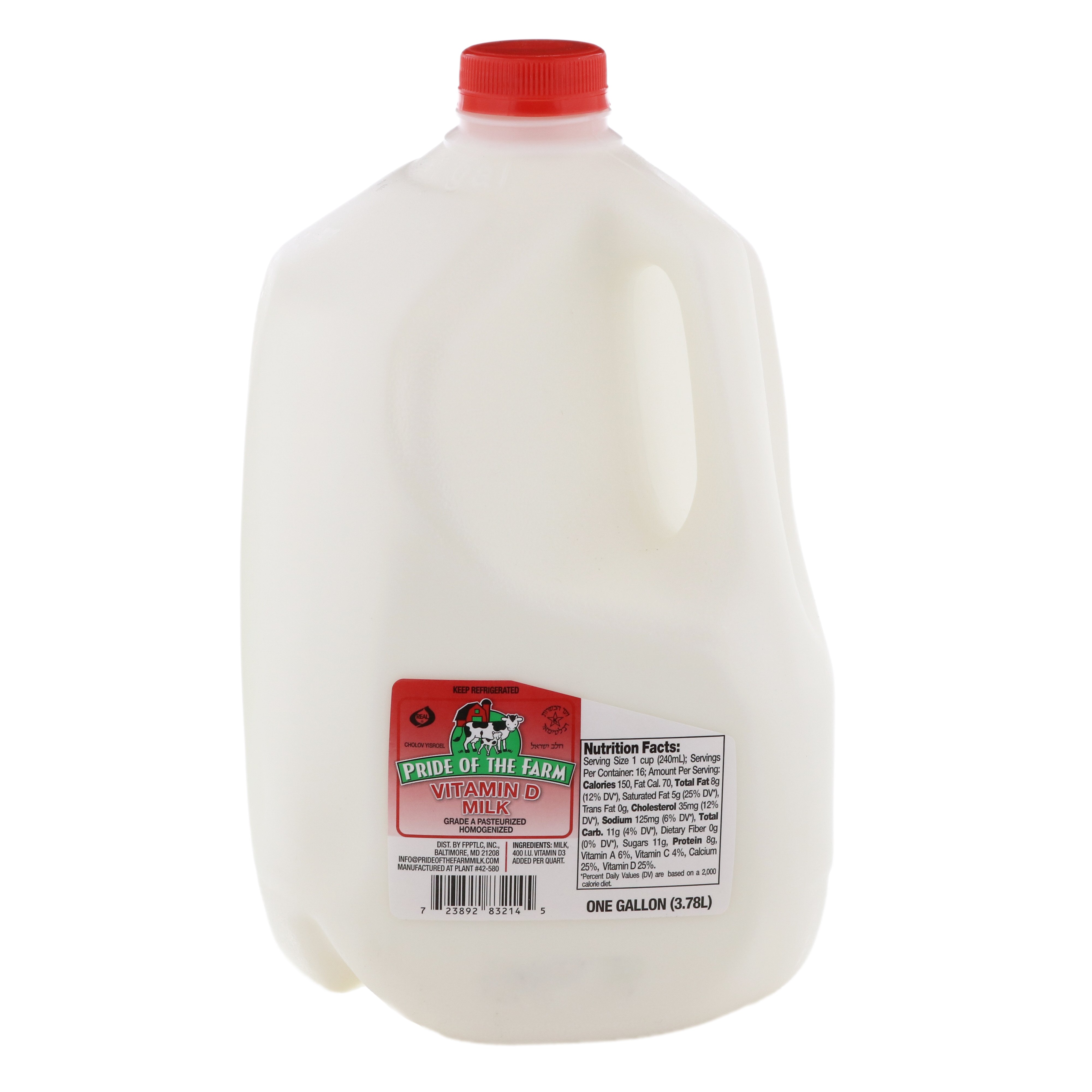 Pride of the Farm Vitamin D Whole Milk - Shop Milk at H-E-B