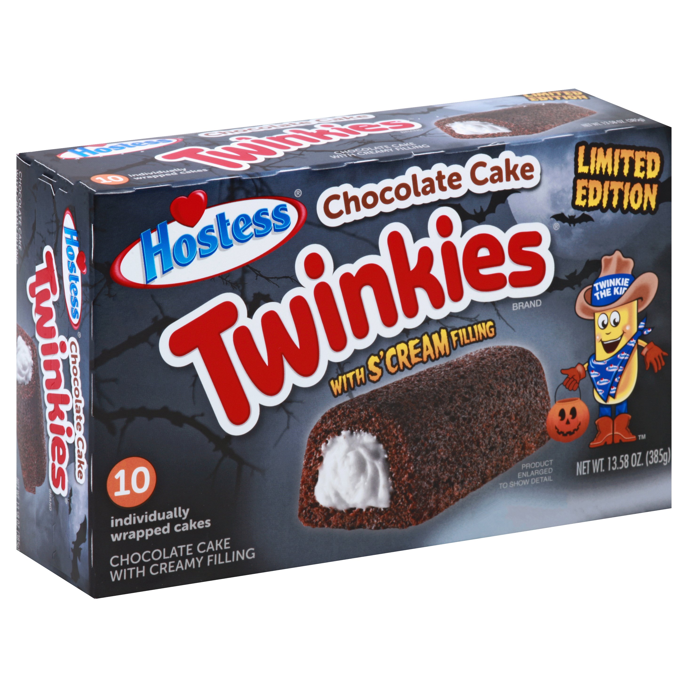 Hostess Chocolate Cake Twinkies with Scream Filling - Shop Snack cakes ...