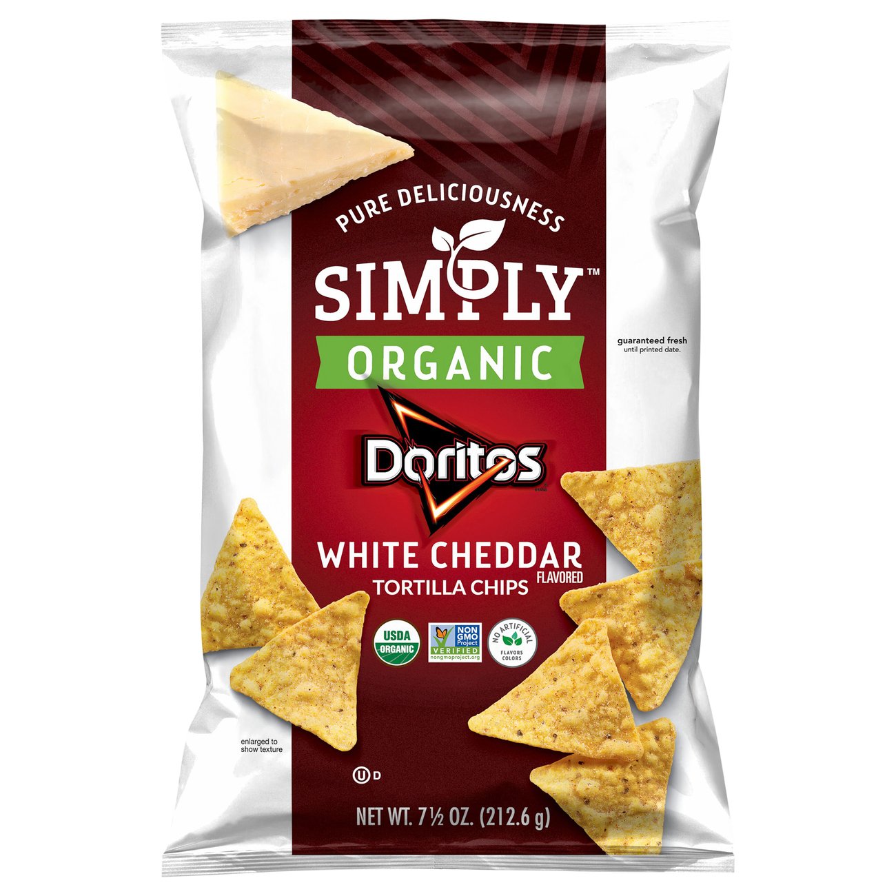 Doritos Simply Organic White Cheddar Tortilla Chips - Shop Chips at H-E-B