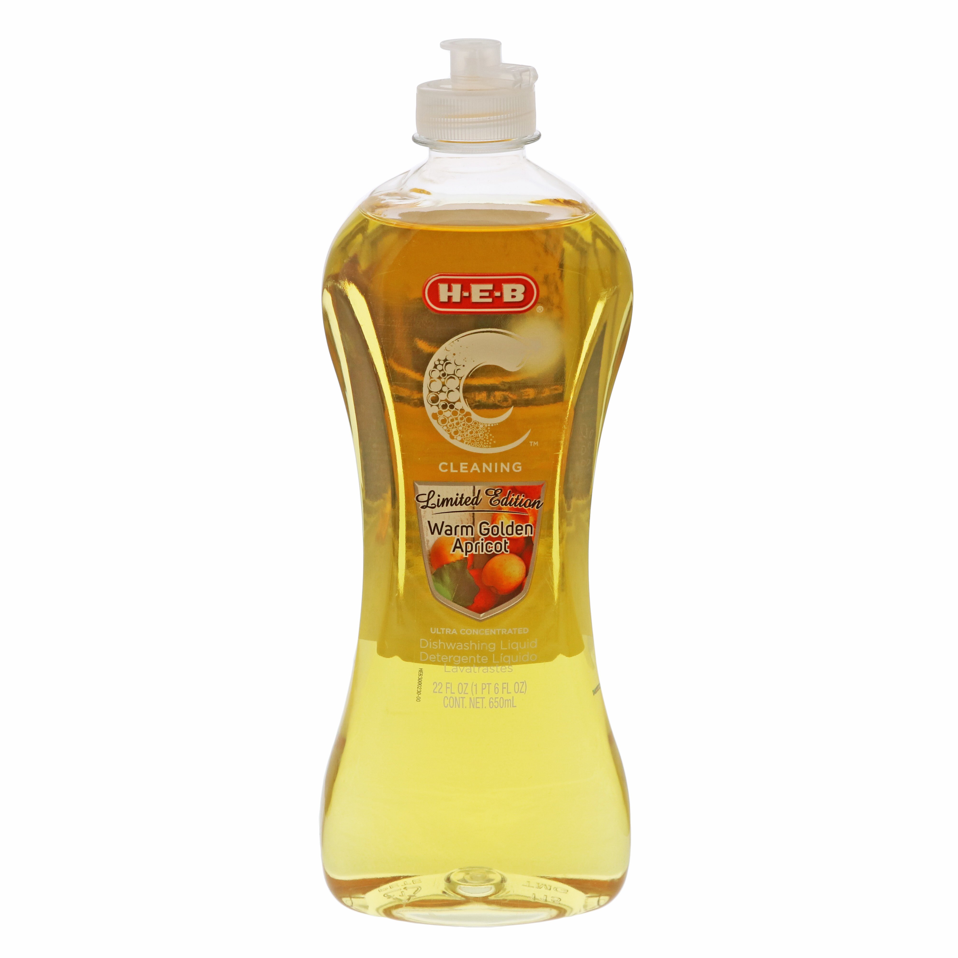 H-E-B Limited Edition Warm Golden Apricot Liquid Dish Soap - Shop Dish ...