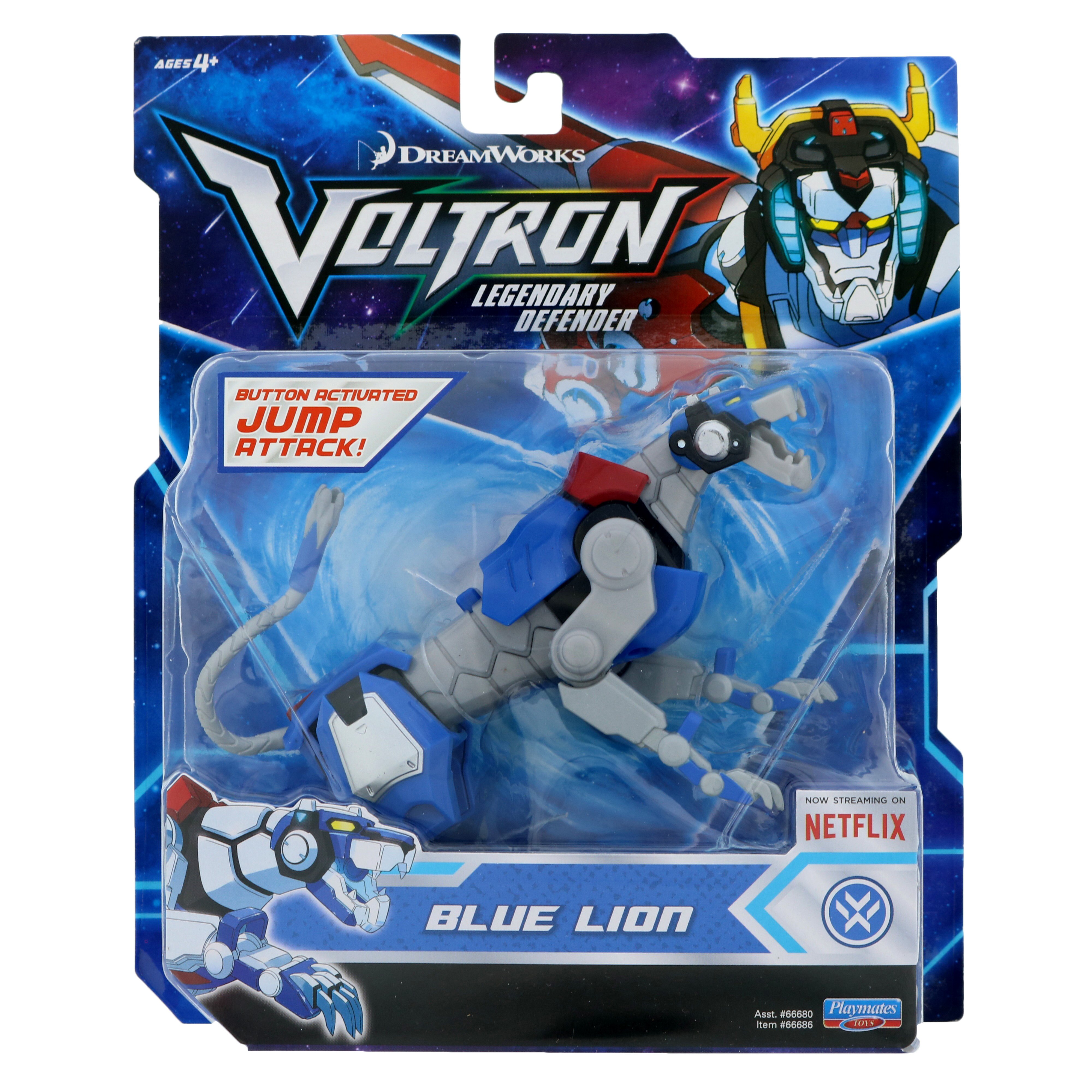 Playmates Toys Dreamworks Voltron: Blue Lion Basic Action Figures ...