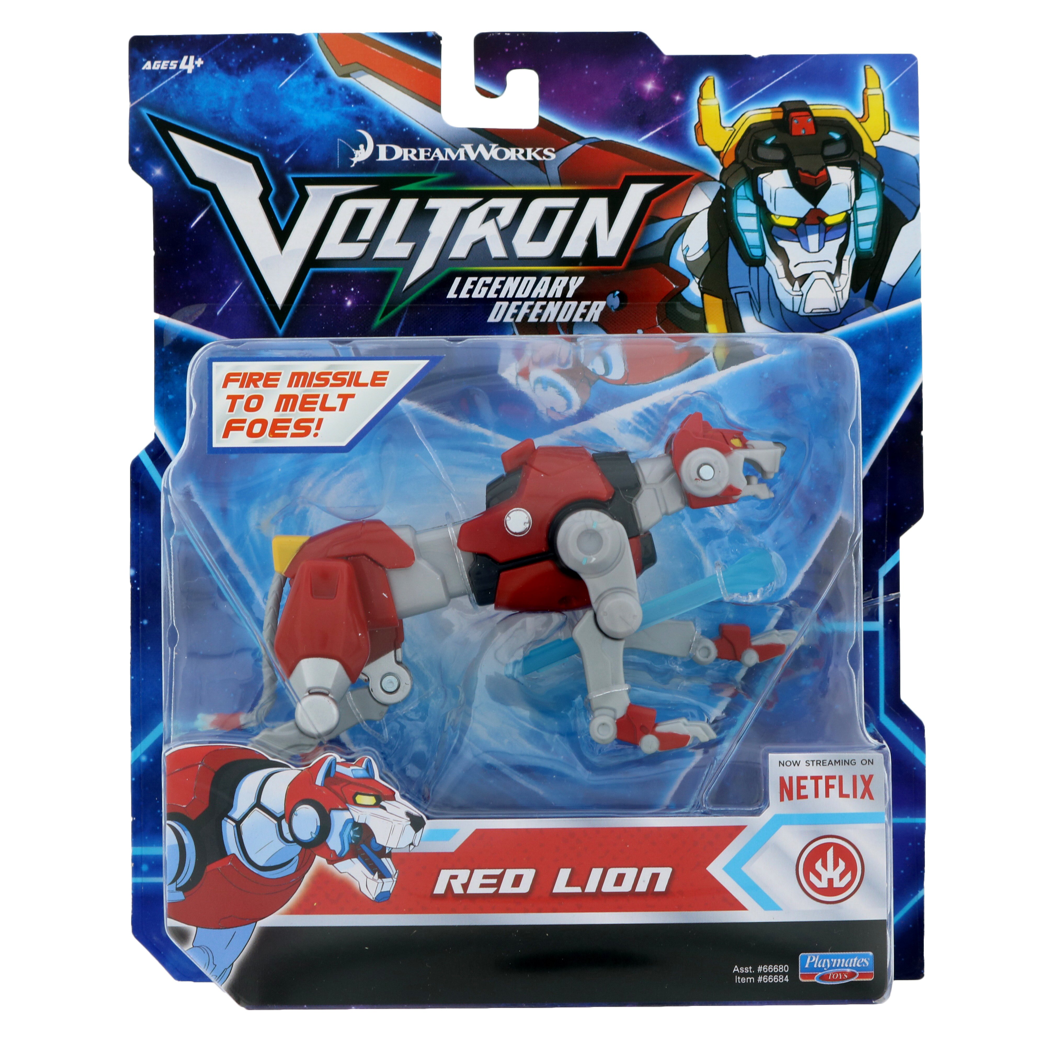 Playmates Toys Dreamworks Voltron: Red Lion Basic Action Figures - Shop ...