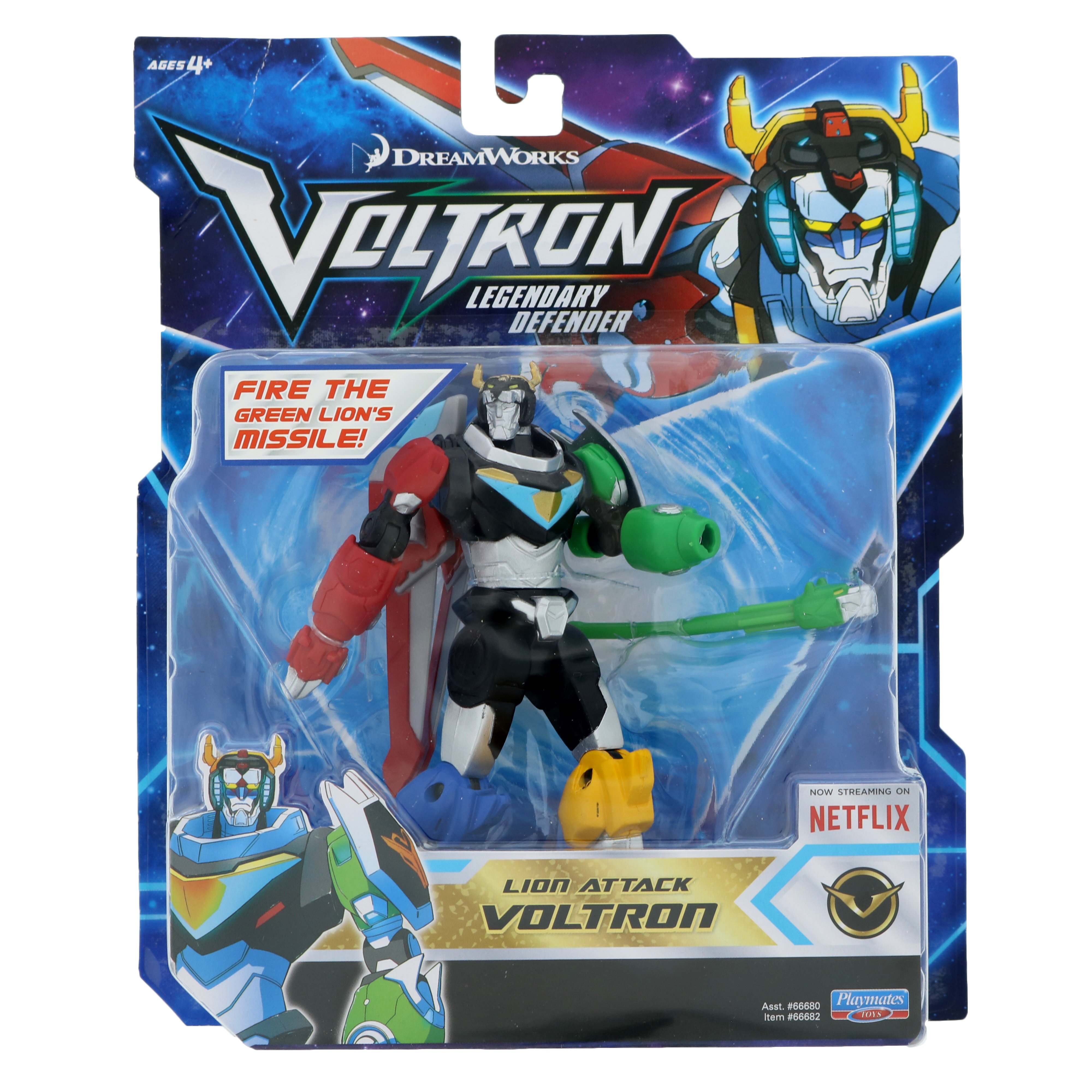 Playmates Toys Dreamworks Voltron: Lion Attack Voltron Basic Action ...