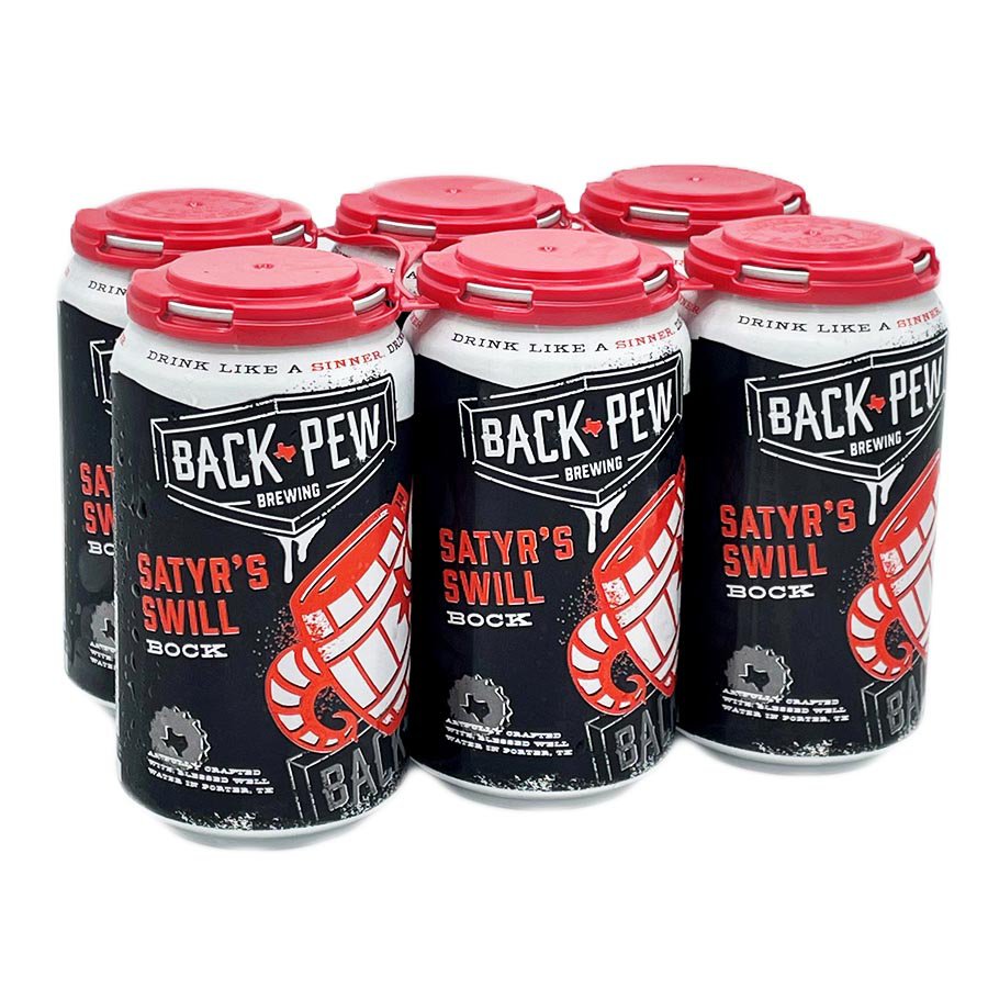 Back Pew Brewing Satyr's Swill Bock Craft Beer 6 pk Cans - Shop Beer at ...