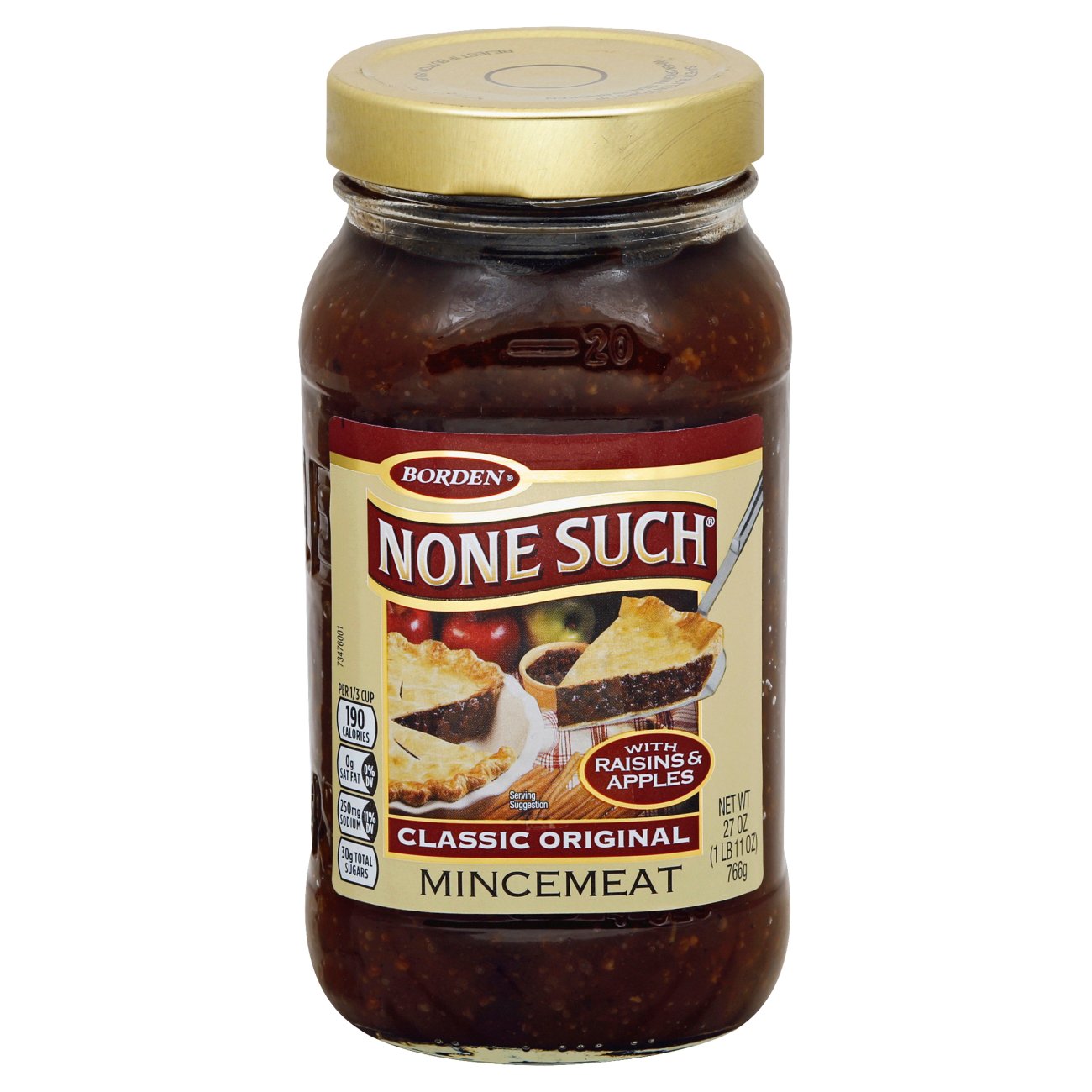 Borden None Such Mincemeat with Raisins & Apples - Classic Original ...