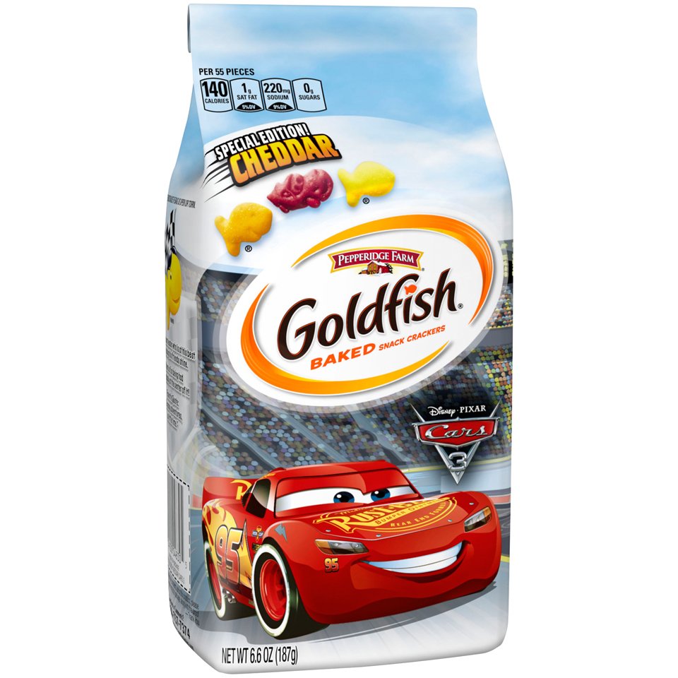 Pepperidge Farm Gold Fish Bag Cheddar Cars 3 - Shop Snacks & Candy at H-E-B
