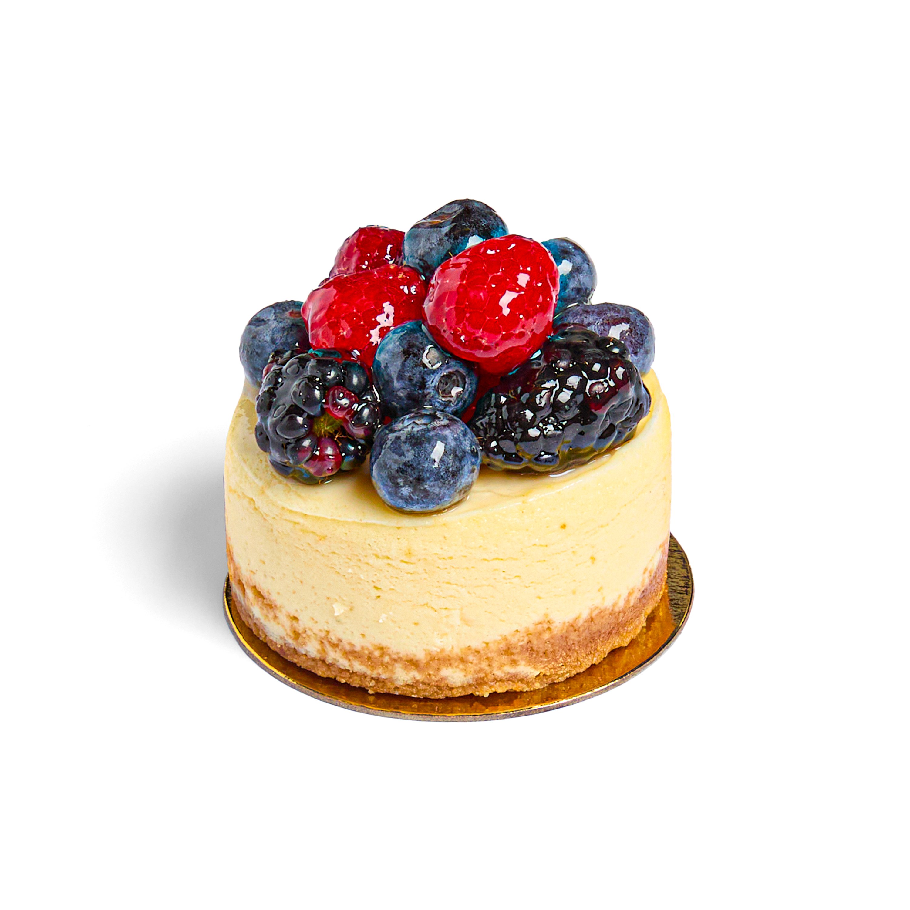 H-E-B New York Cheesecake with Triple Berry - Shop Cheesecakes at H-E-B