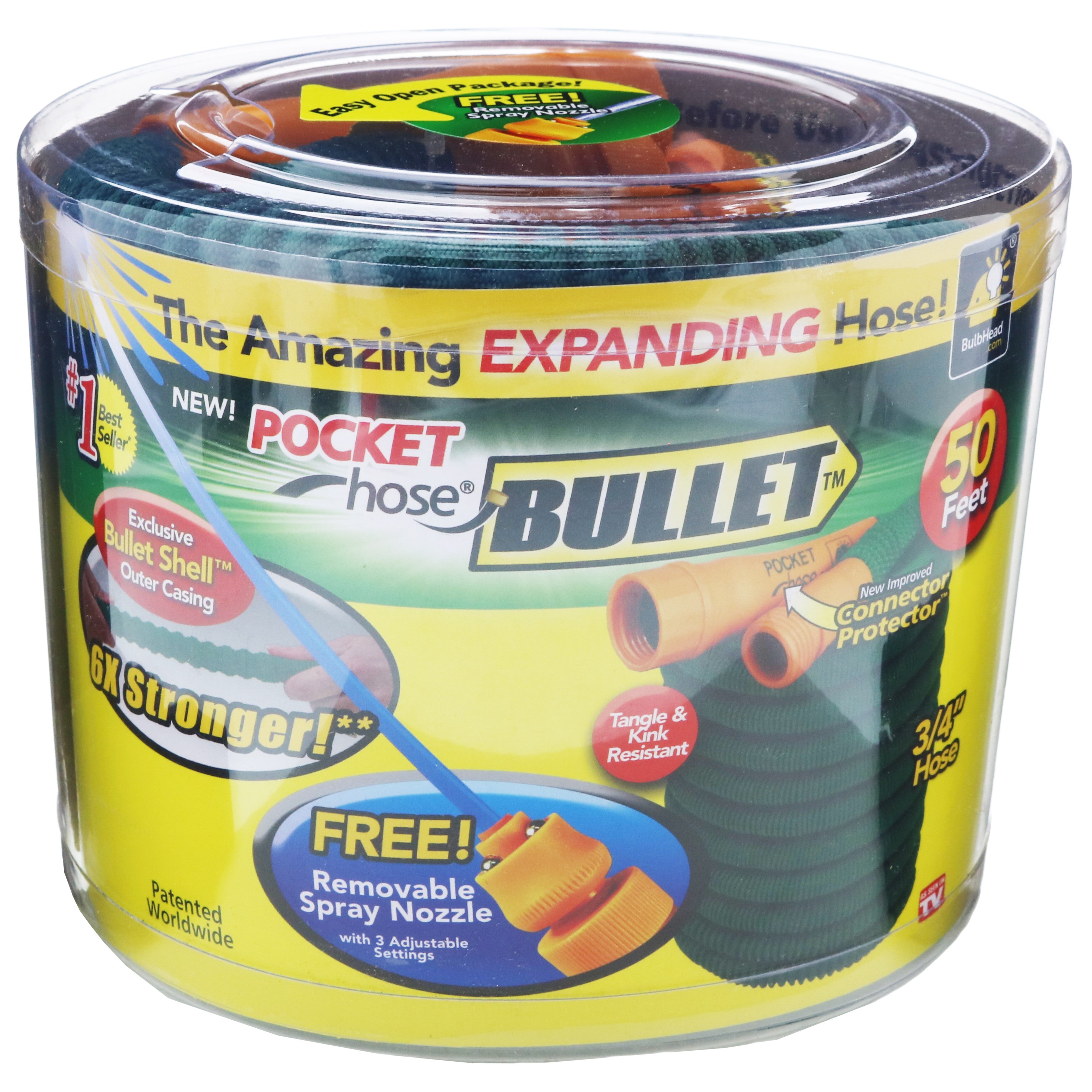 Telebrands Pocket Hose Dura Rib Bullet - Shop Hoses & watering at H-E-B
