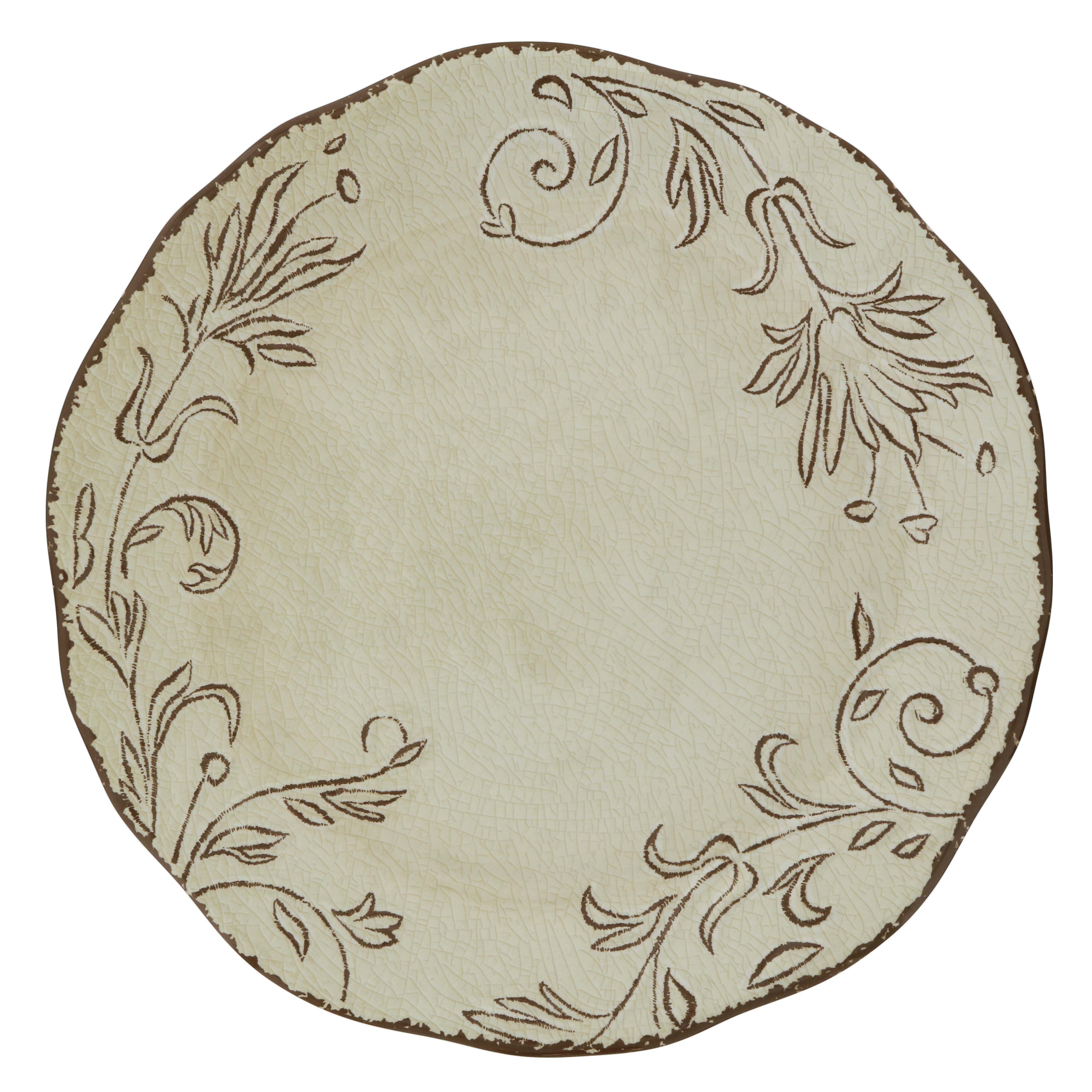 Haven & Key Fall Melamine Dinner Plate White 11 in. - Shop Plates at H-E-B