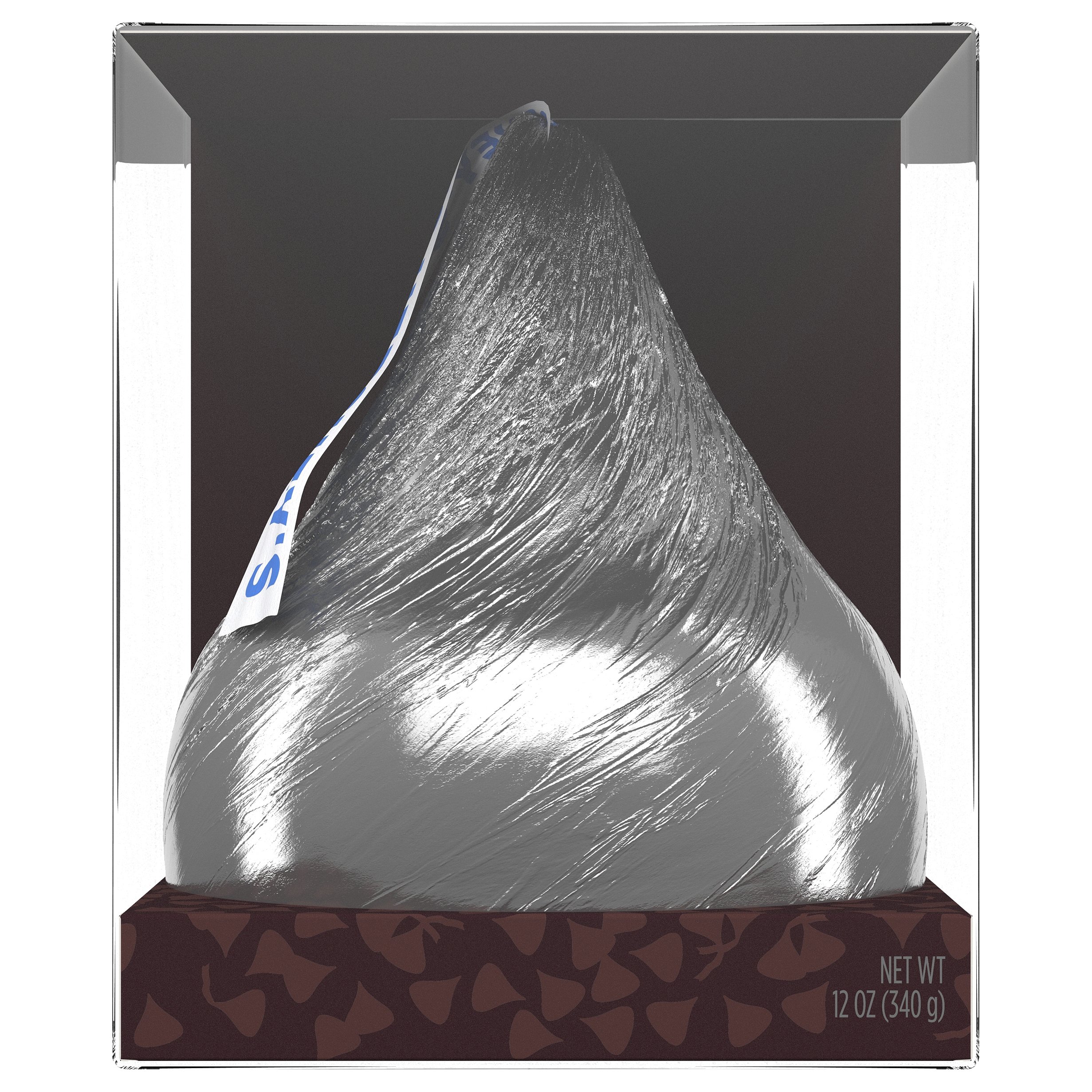Hershey's Kisses Giant Solid Milk Chocolate Christmas Candy Gift Box ...