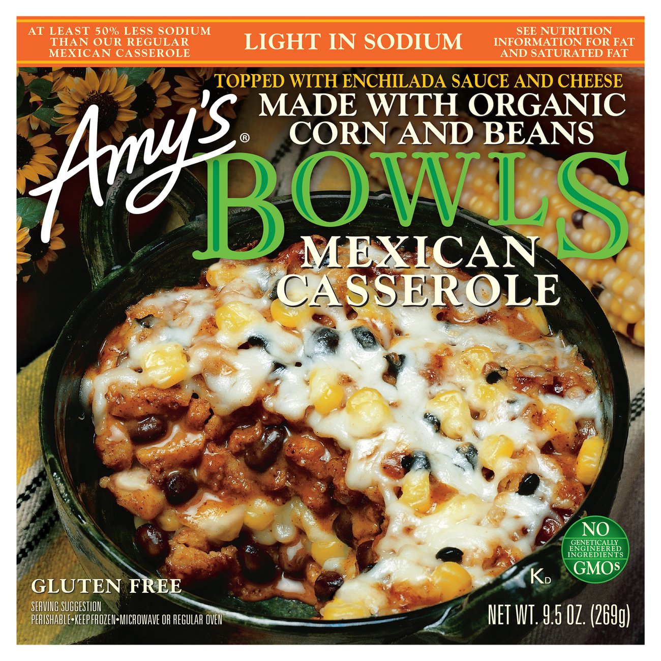 Amy's Bowls Light Sodium Mexican Casserole - Shop Entrees & sides at H-E-B