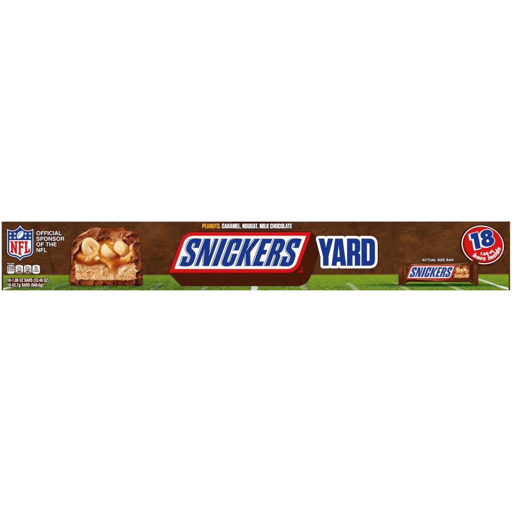 Snickers Yard Full Size Chocolate Candy Bars - Shop Candy at H-E-B