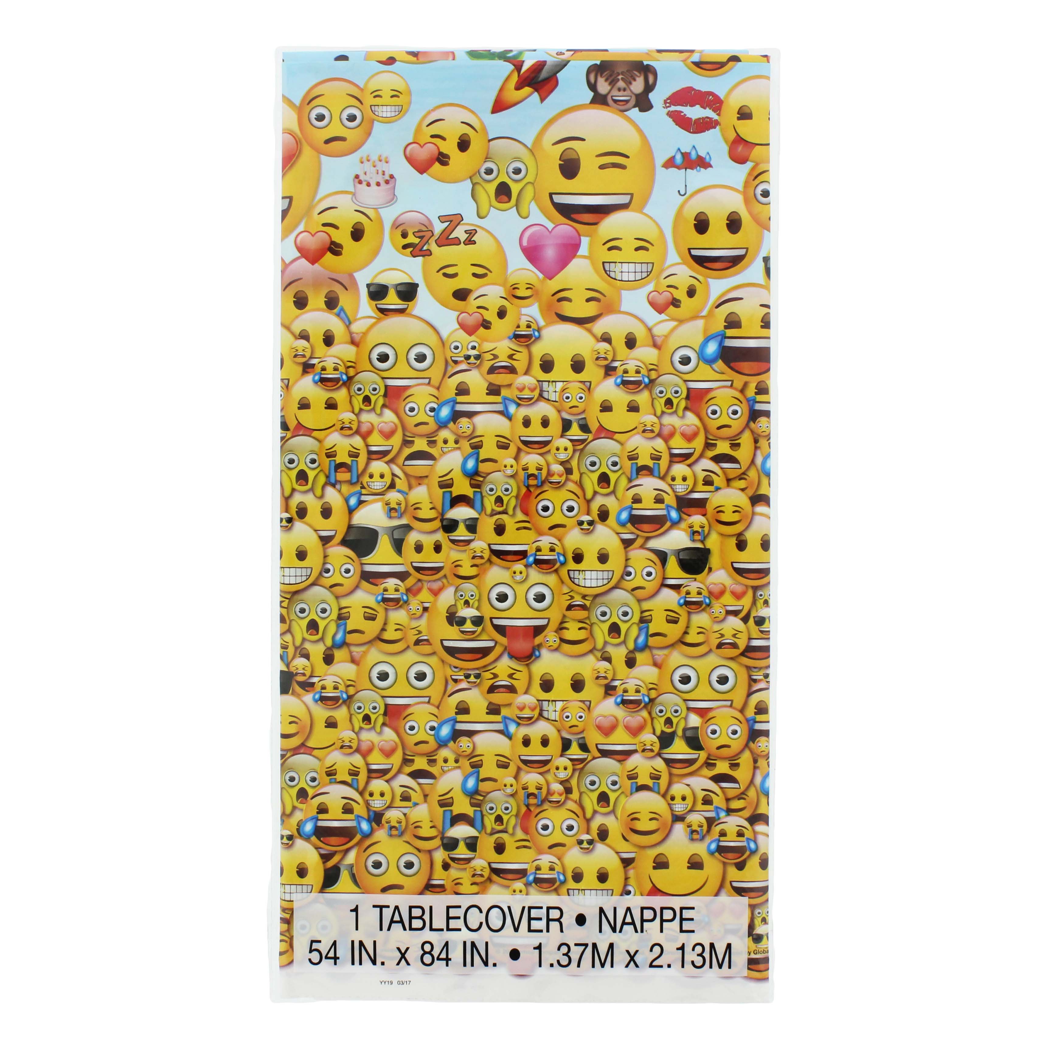 Unique Emoji Table Cover 54x84 in - Shop Napkins & table cloths at H-E-B