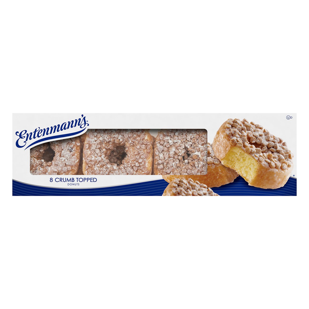 Entenmann's Crumb Topped Donuts - Shop Snack cakes at H-E-B