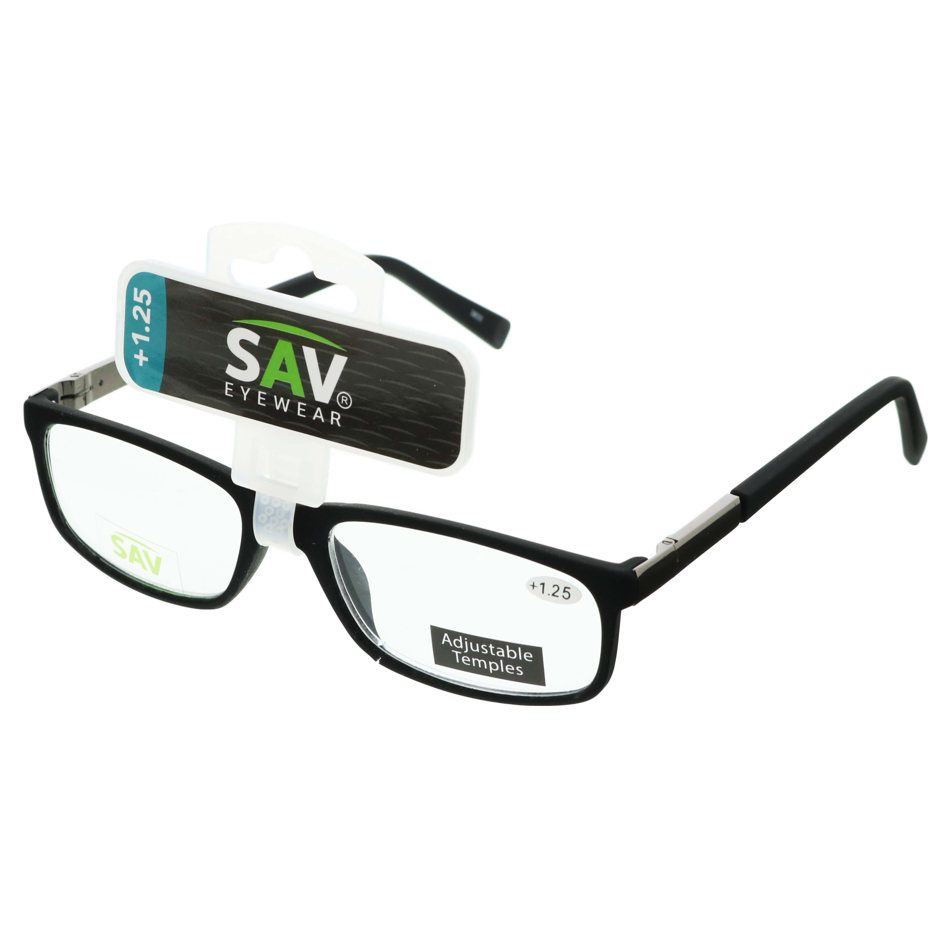 Select A Vision +1.25 Plastic Full Frame Glasses - Shop Eyewear ...