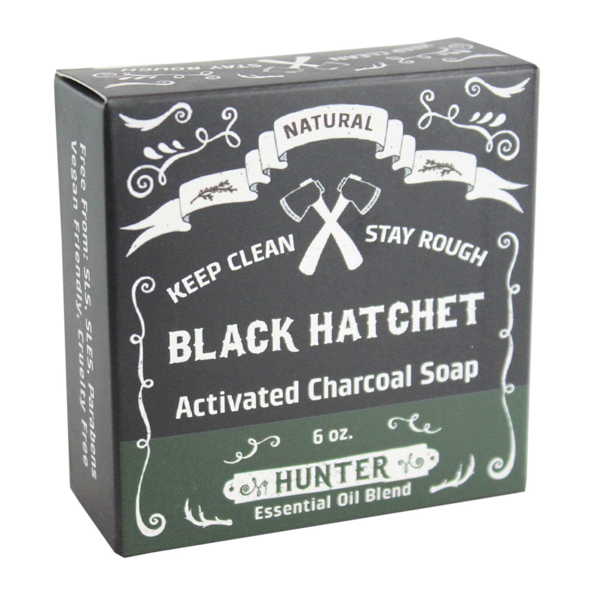 Black Hatchet Activated Charcoal Soap - Hunter - Shop Hand & bar soap ...