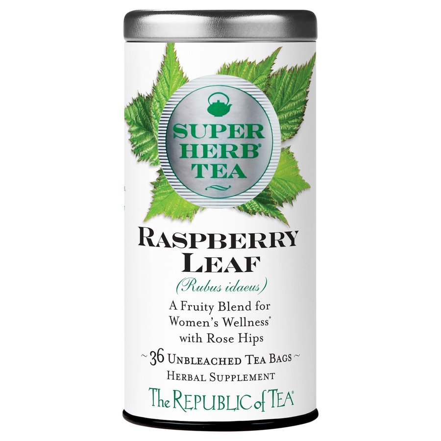 The Republic of Tea Organic Raspberry Leaf Superherb Tea, 36 ct ...