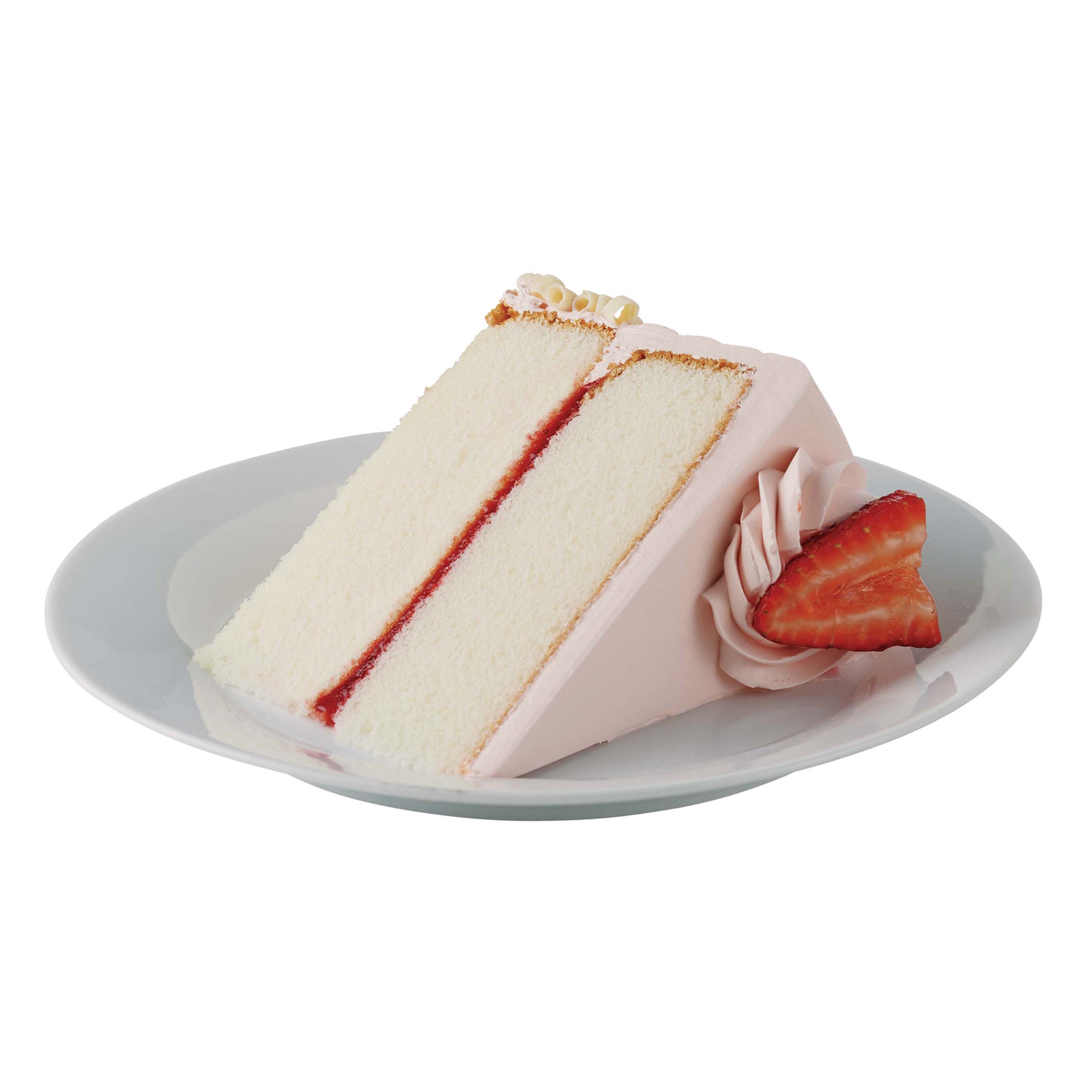 H-E-B Bakery White Cake with Strawberry Bettercreme - Shop Standard ...