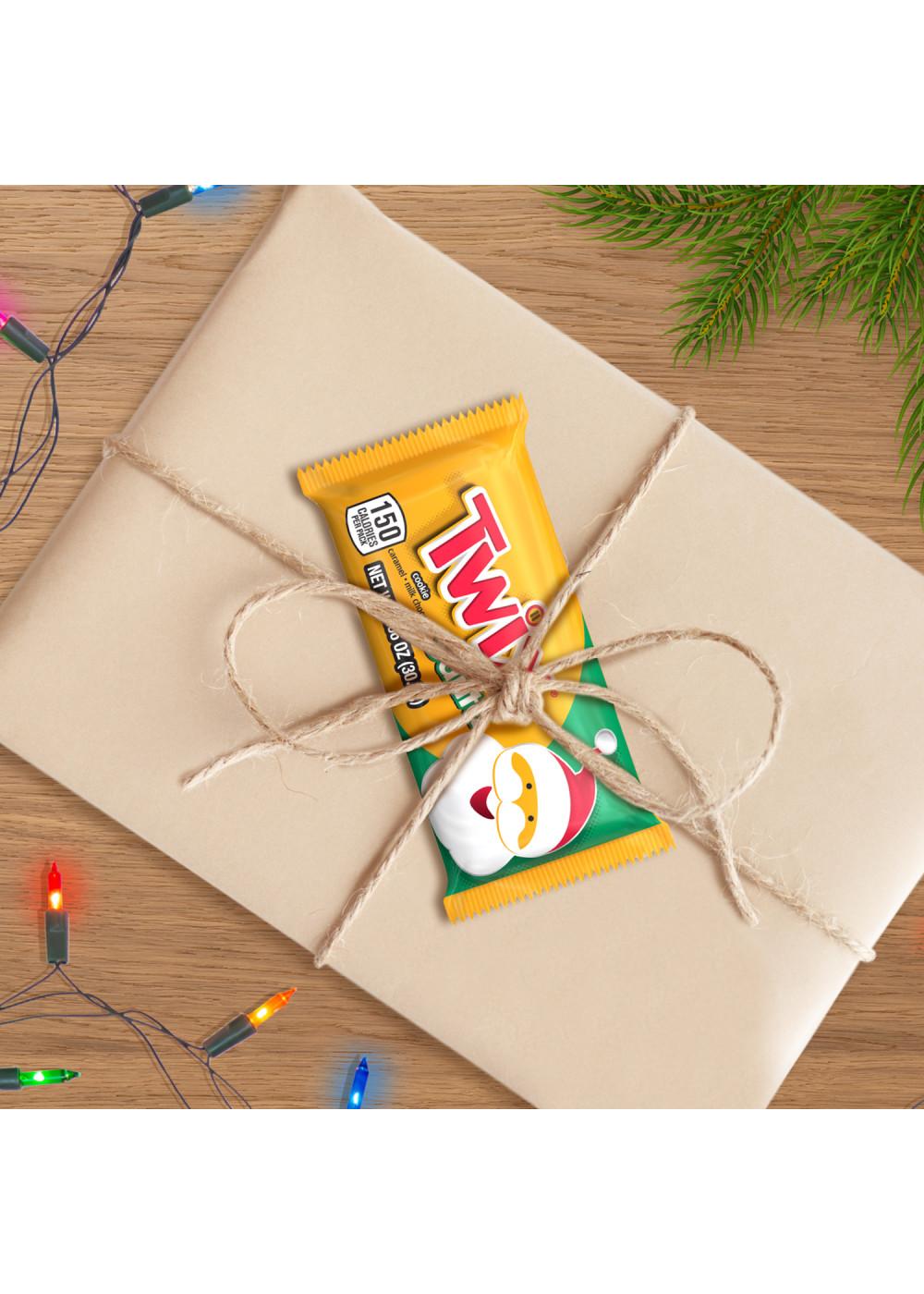 Twix Santa Caramel Milk Chocolate Holiday Christmas Candy Bar - Shop ...