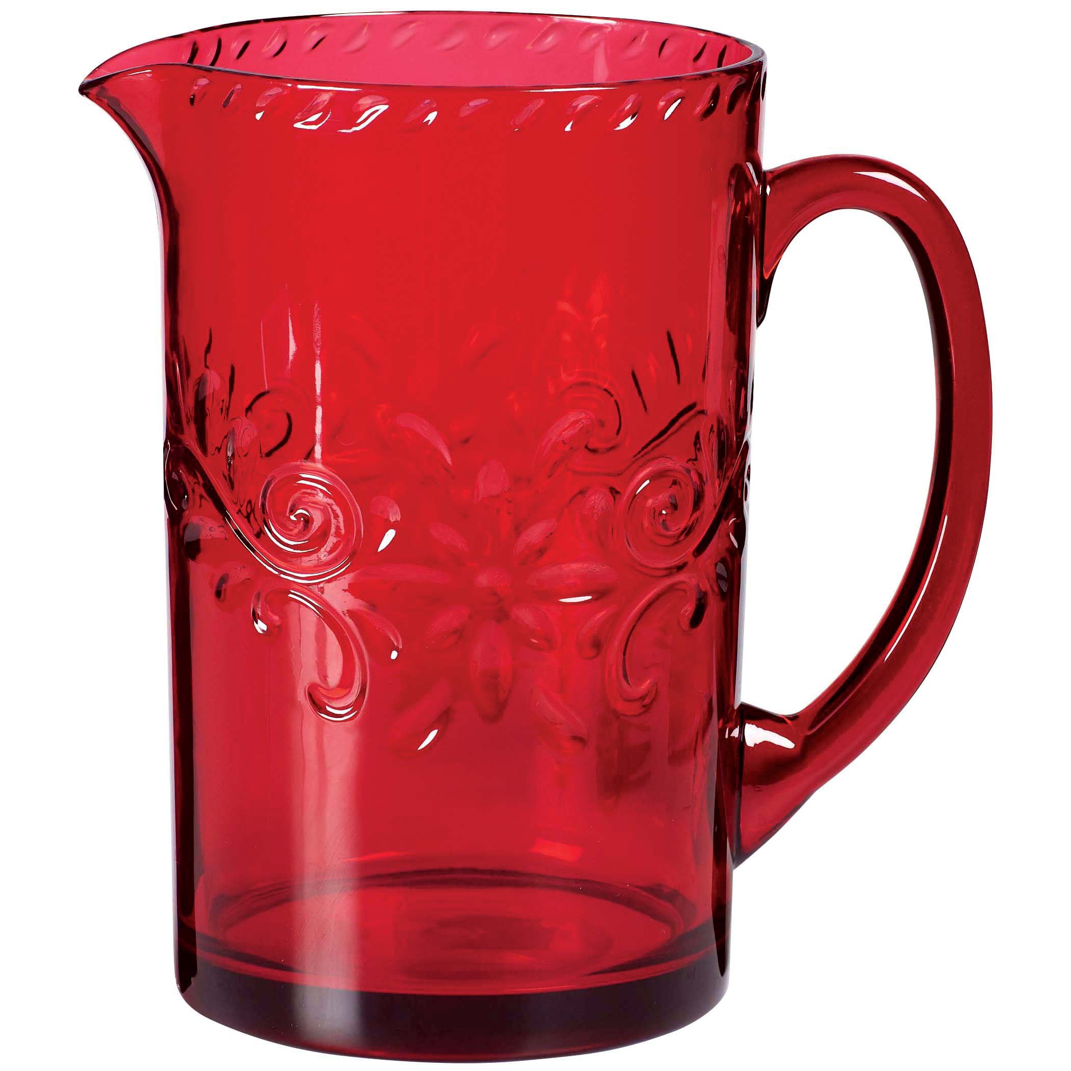 Cocinaware Plastic Fiesta Pitcher - Red - Shop Pitchers & dispensers at ...