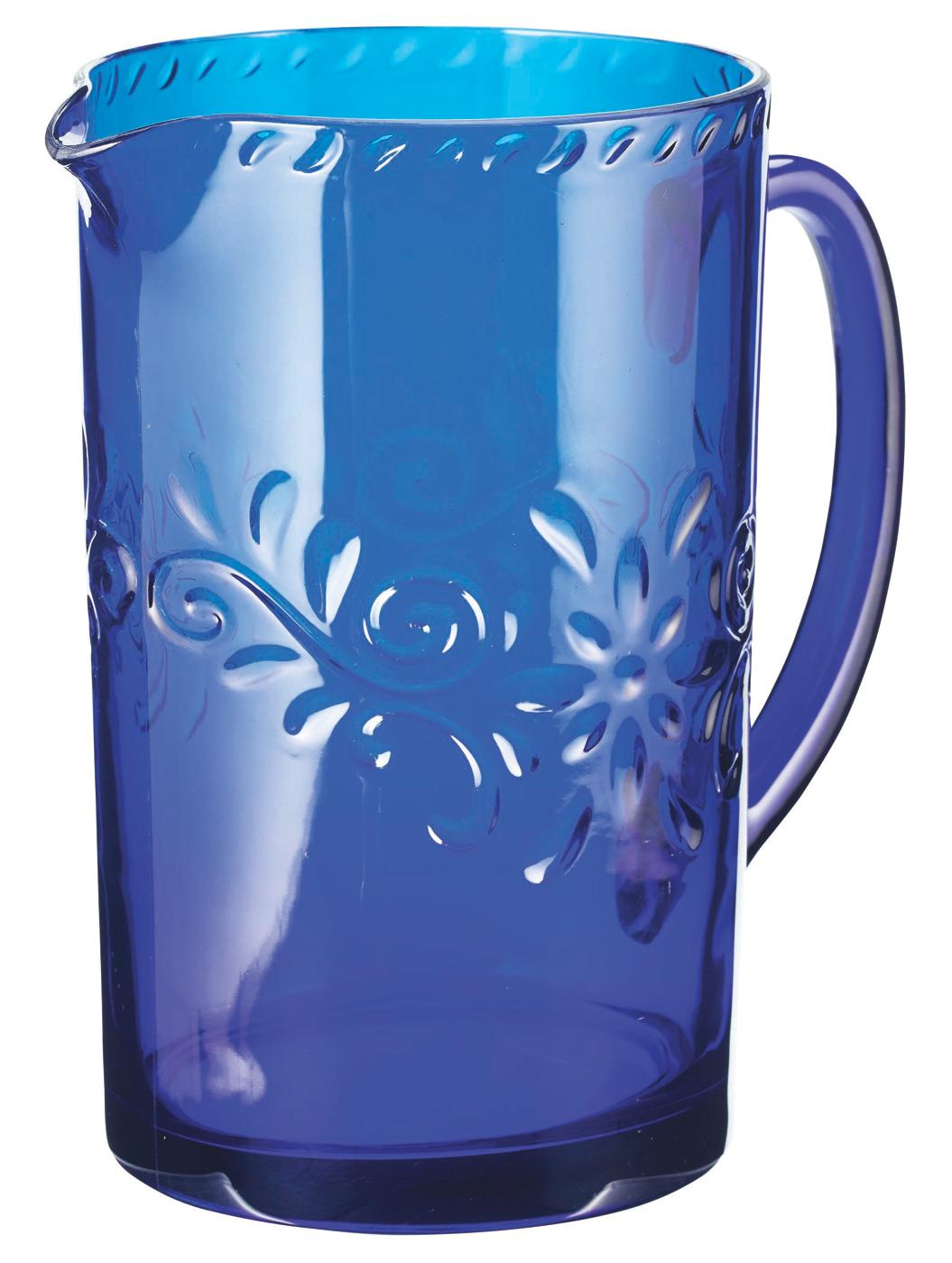 Cocinaware Plastic Fiesta Pitcher - Cobalt Blue - Shop Pitchers ...