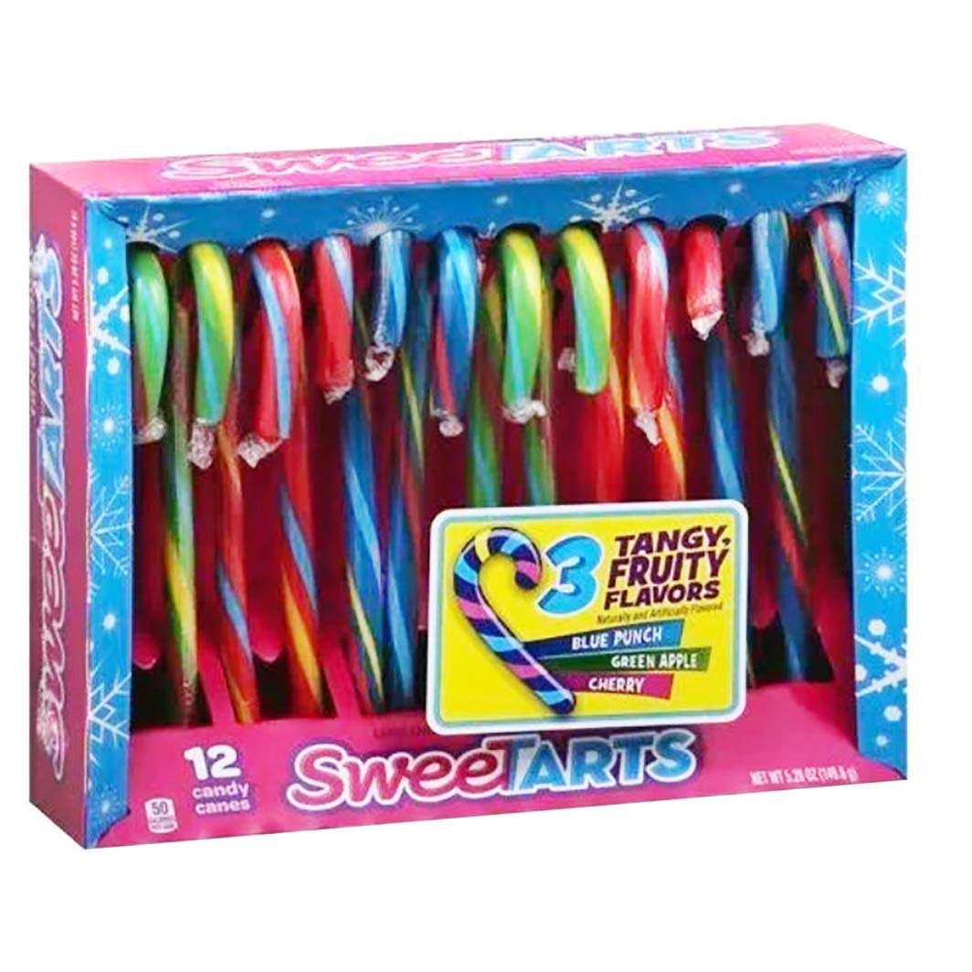 SweeTARTS Assorted Flavor Holiday Candy Canes - Shop Snacks & Candy at ...