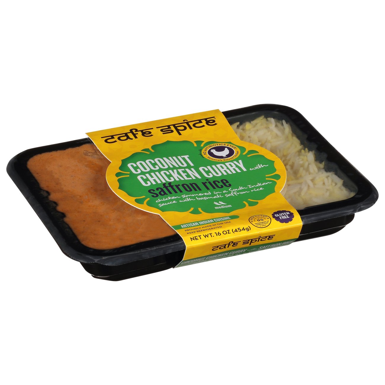 Cafe Spice Coconut Curry Chicken With Basmati Saffron Rice - Shop ...