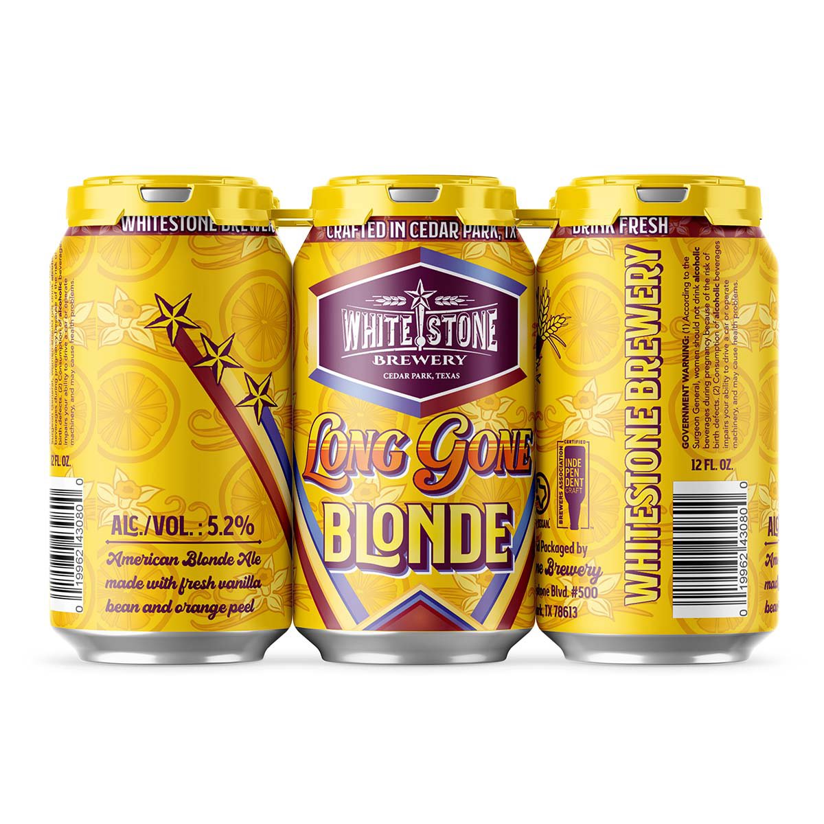 Whitestone Long Gone Blonde Ale Beer 6 pk Cans - Shop Beer at H-E-B