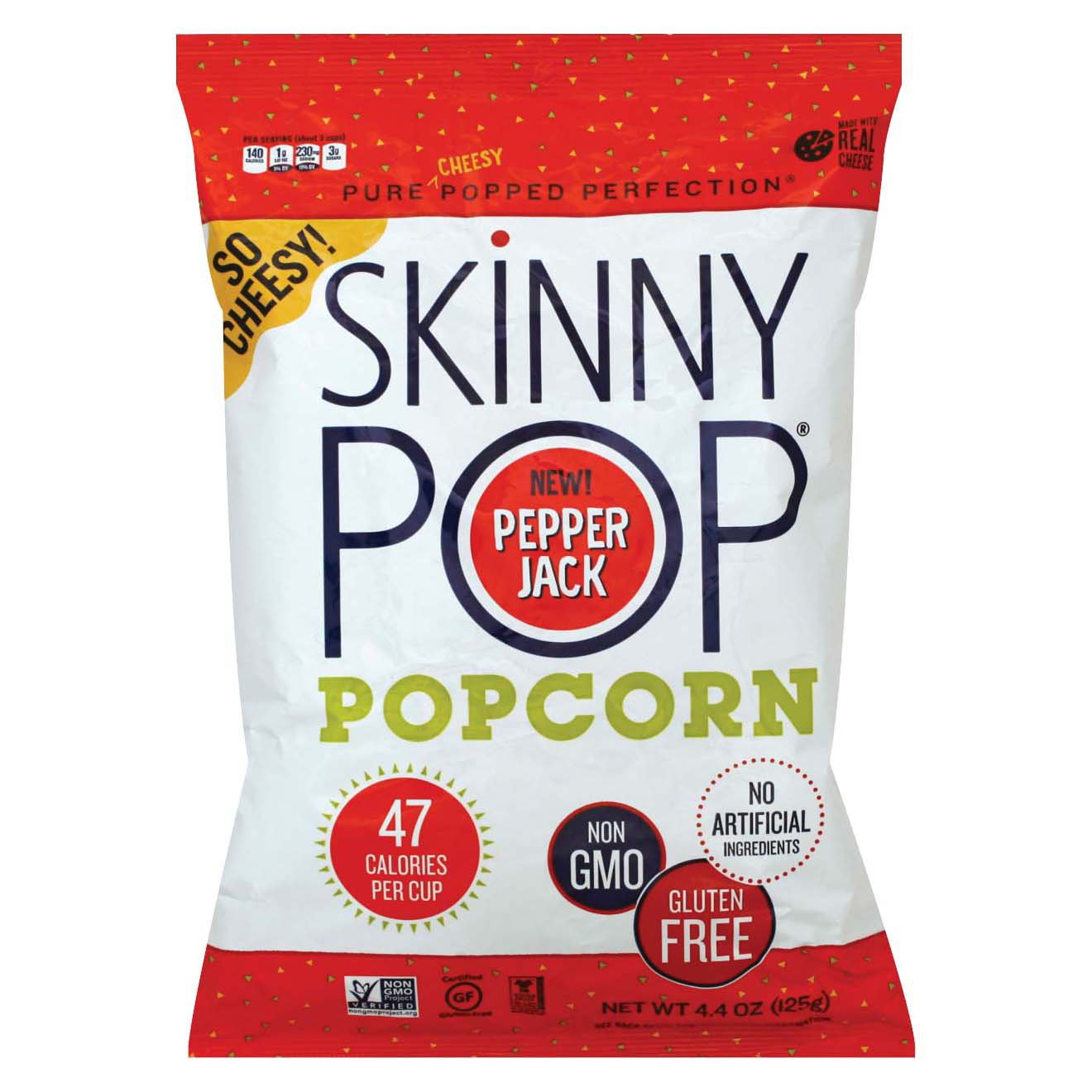 SkinnyPop Pepper Jack Cheese Popcorn - Shop Popcorn at H-E-B