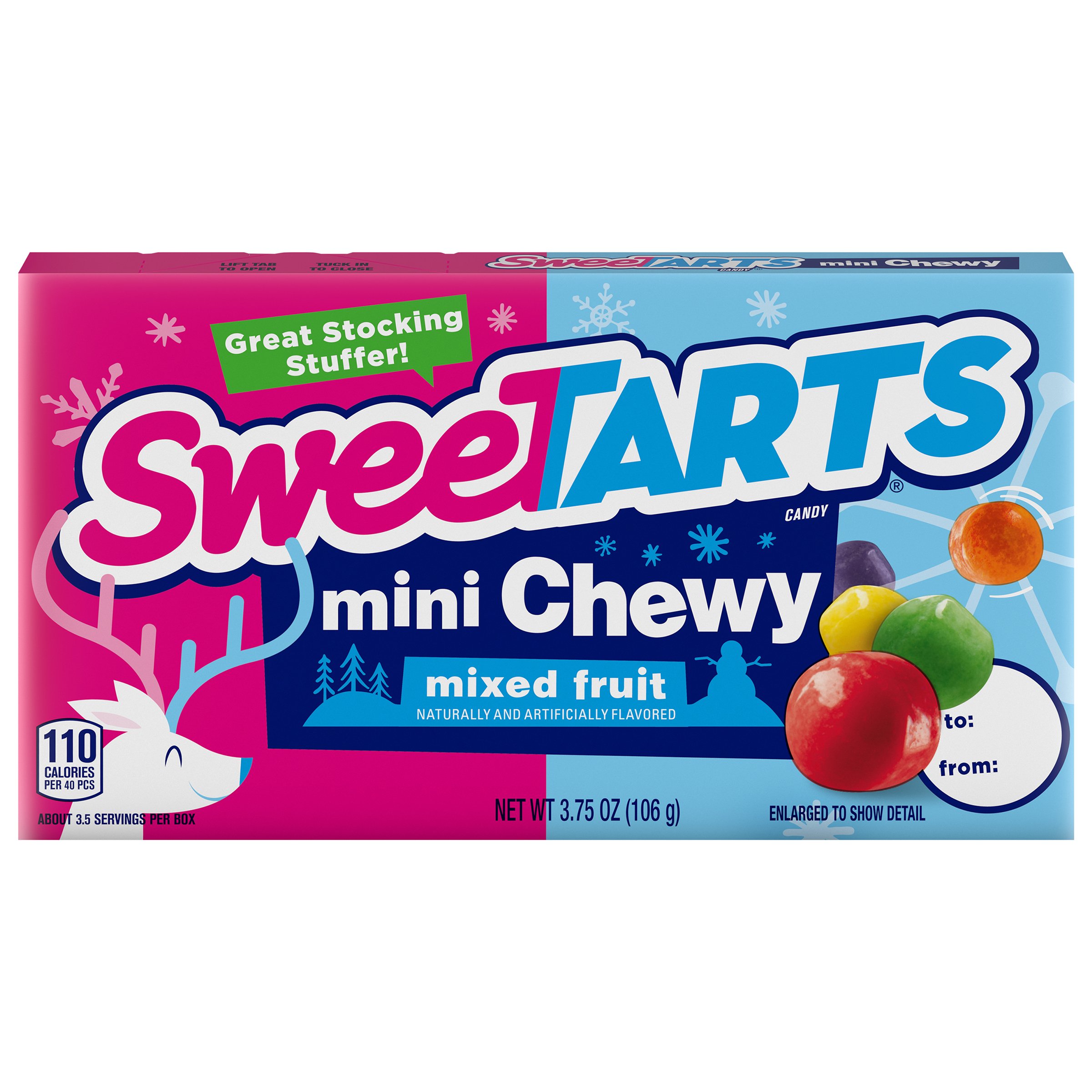 SweeTARTS Mini Chewy Christmas Candy Theater Box - Shop Candy at H-E-B