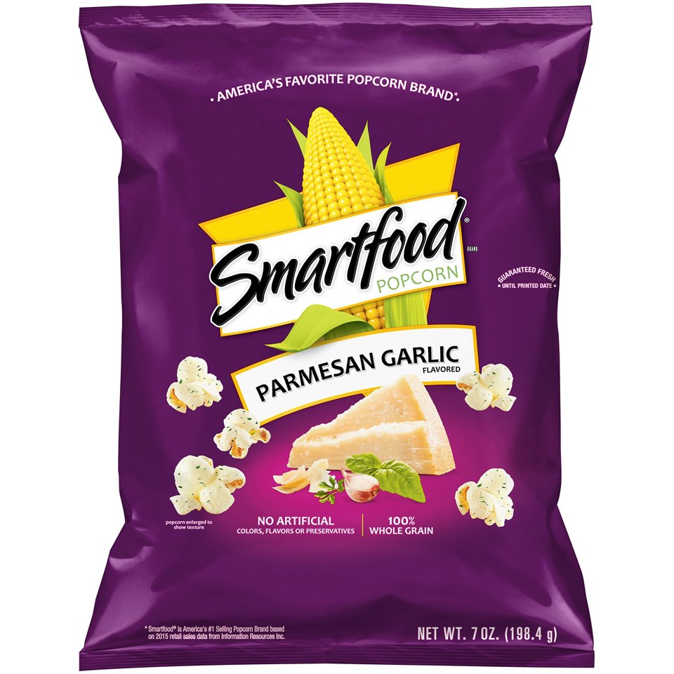 Smartfood Parmesan Garlic Popcorn - Shop Popcorn at H-E-B