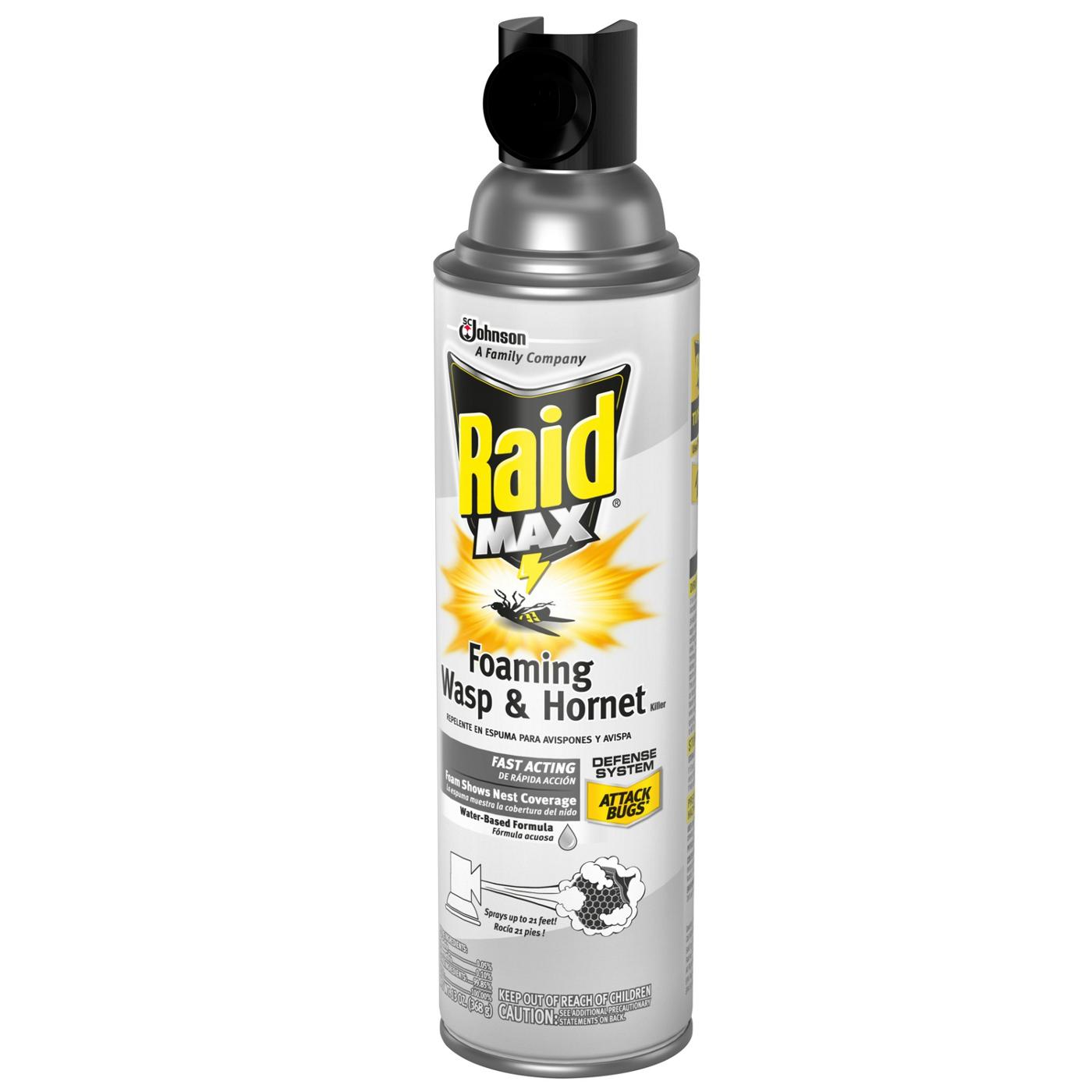 Raid Max Foaming Wasp & Hornet Killer - Shop Insect repellant at H-E-B