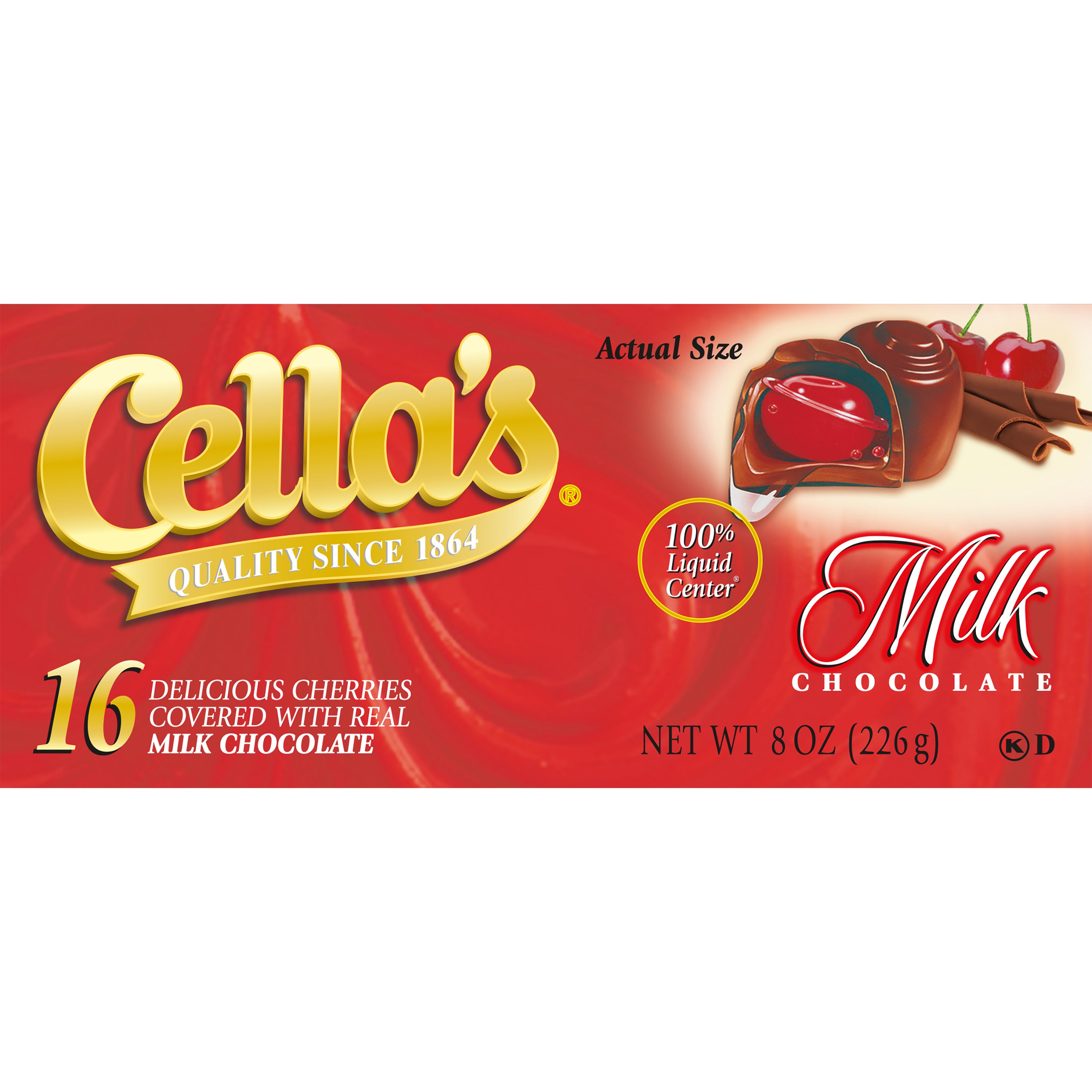 Cella's Milk Chocolate Covered Cherries, 16 pc - Shop Candy at H-E-B