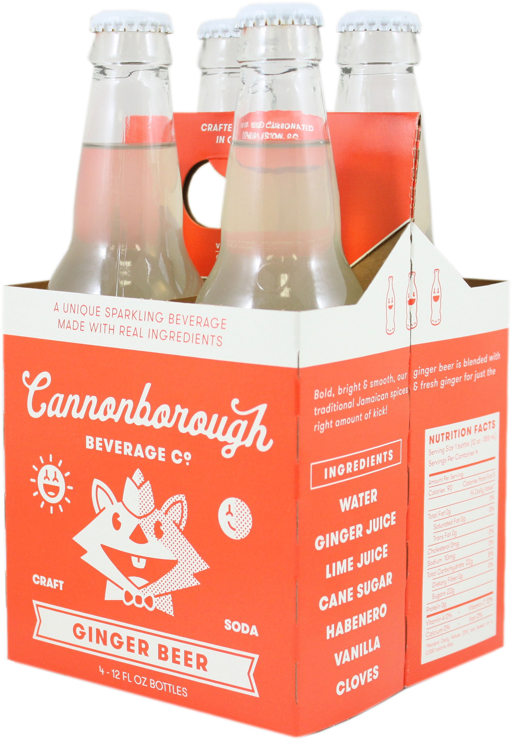 Cannonborough Beverage Co Ginger Beer, 4 pk | Central Market - Really ...