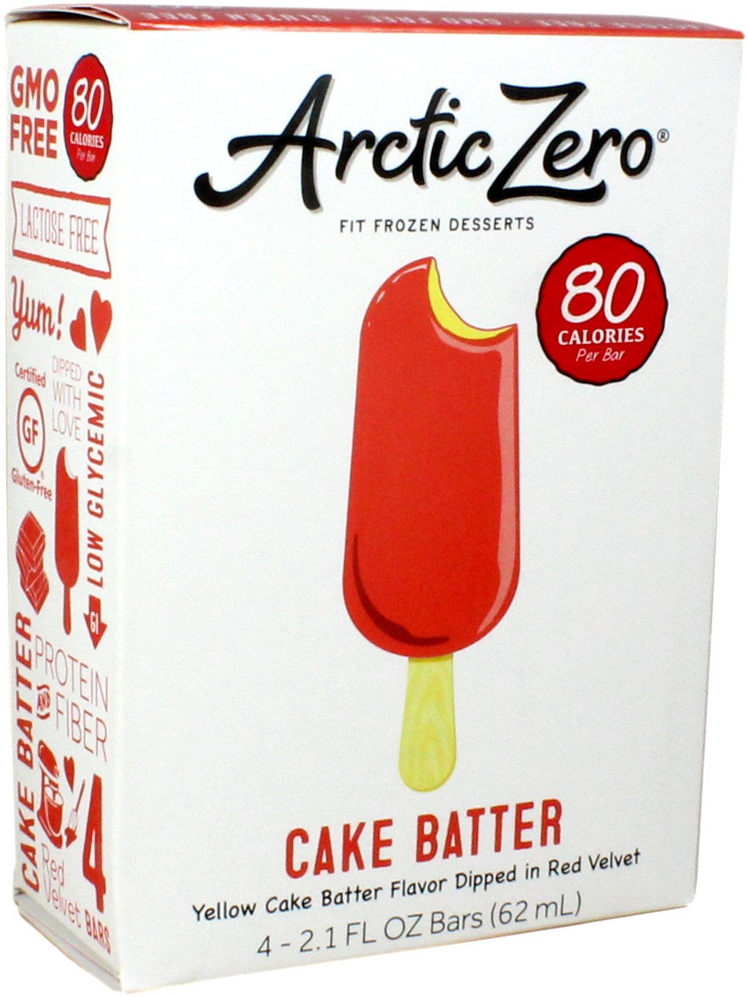 Arctic Zero Cake Batter Fit Frozen Dessert Bars - Shop Ice Cream ...