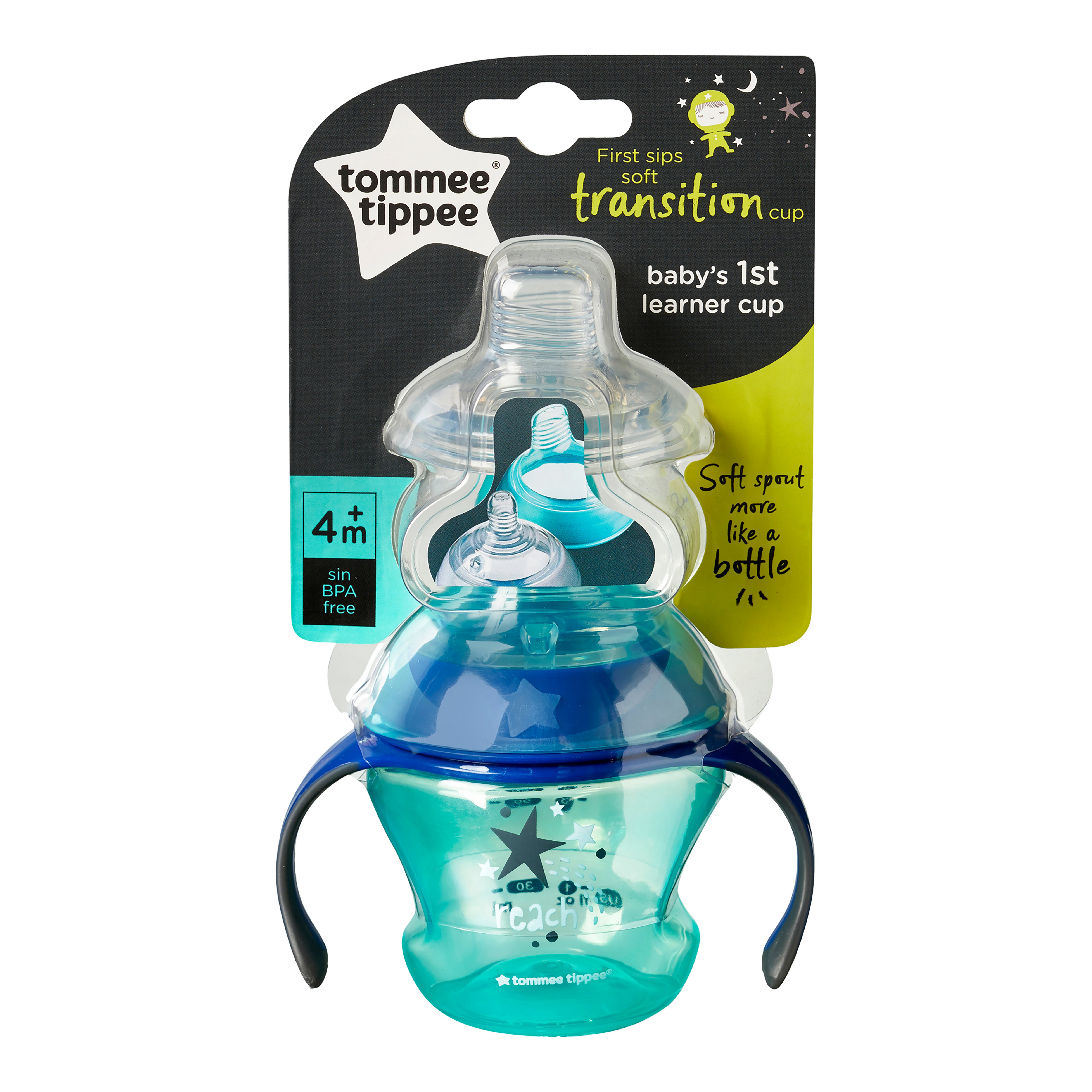 Tommee Tippee First Sips Soft Transition Cup 4m+, Assorted Colors ...